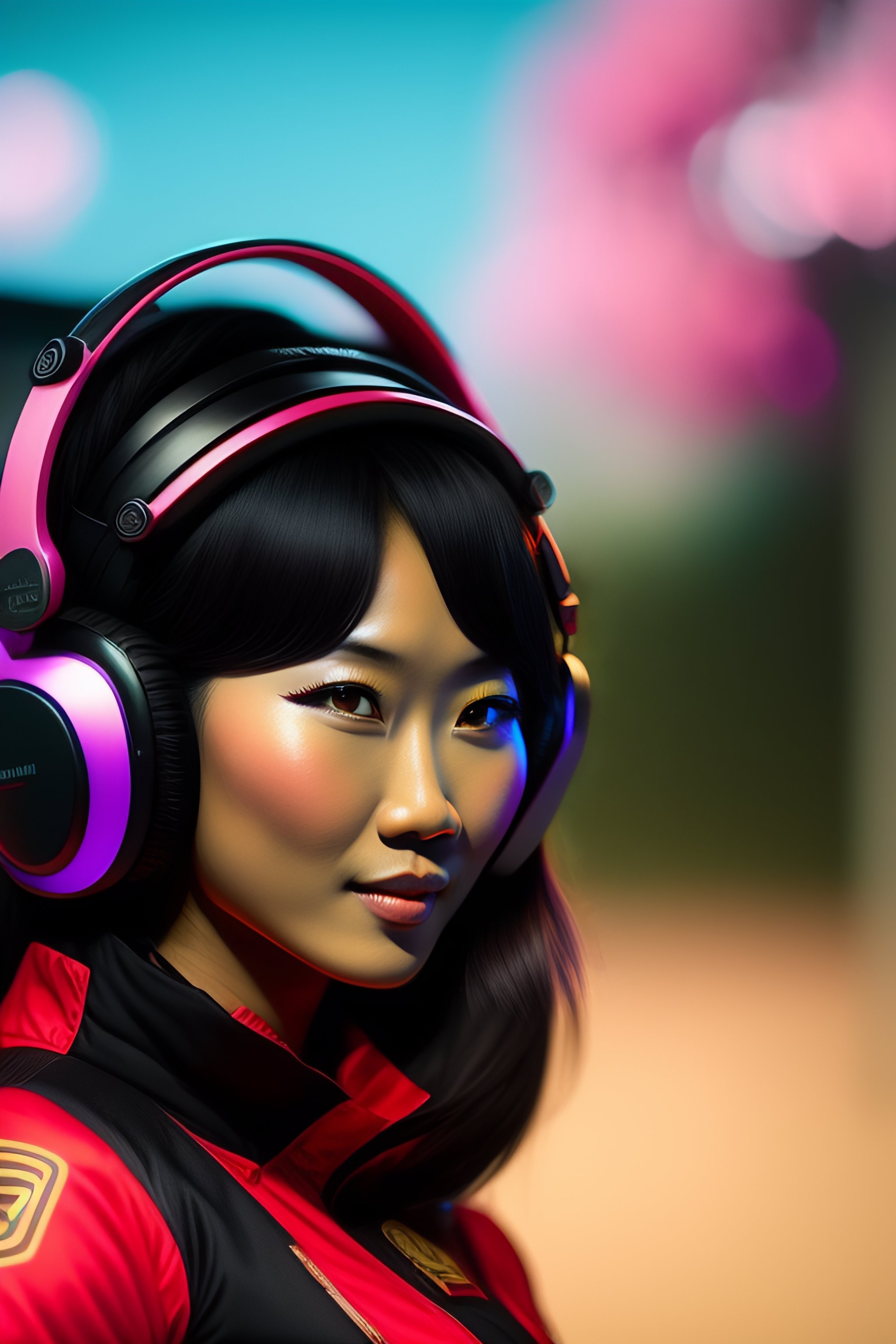 Lexica - Kayane play a video game