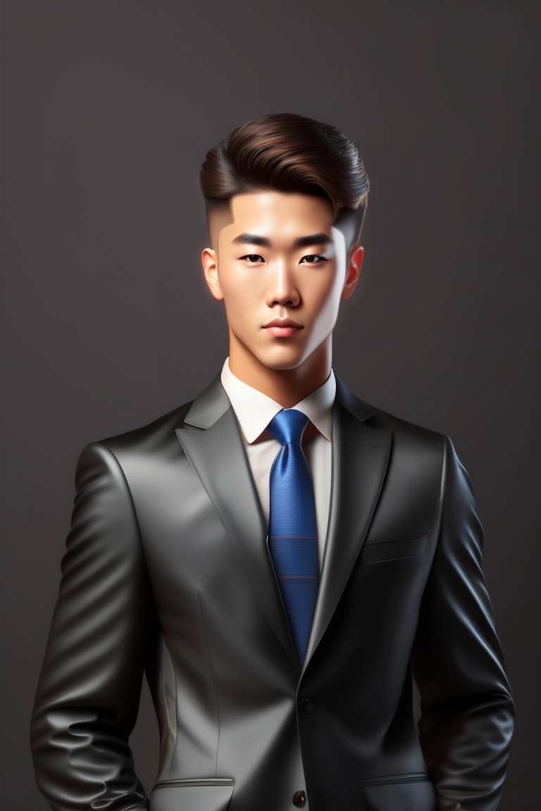 Lexica - A young business man front facing image, ultrarealistic image