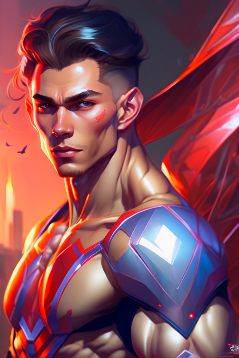 Lexica - Demon slayer Full body potrait muscular ripped body tom ...