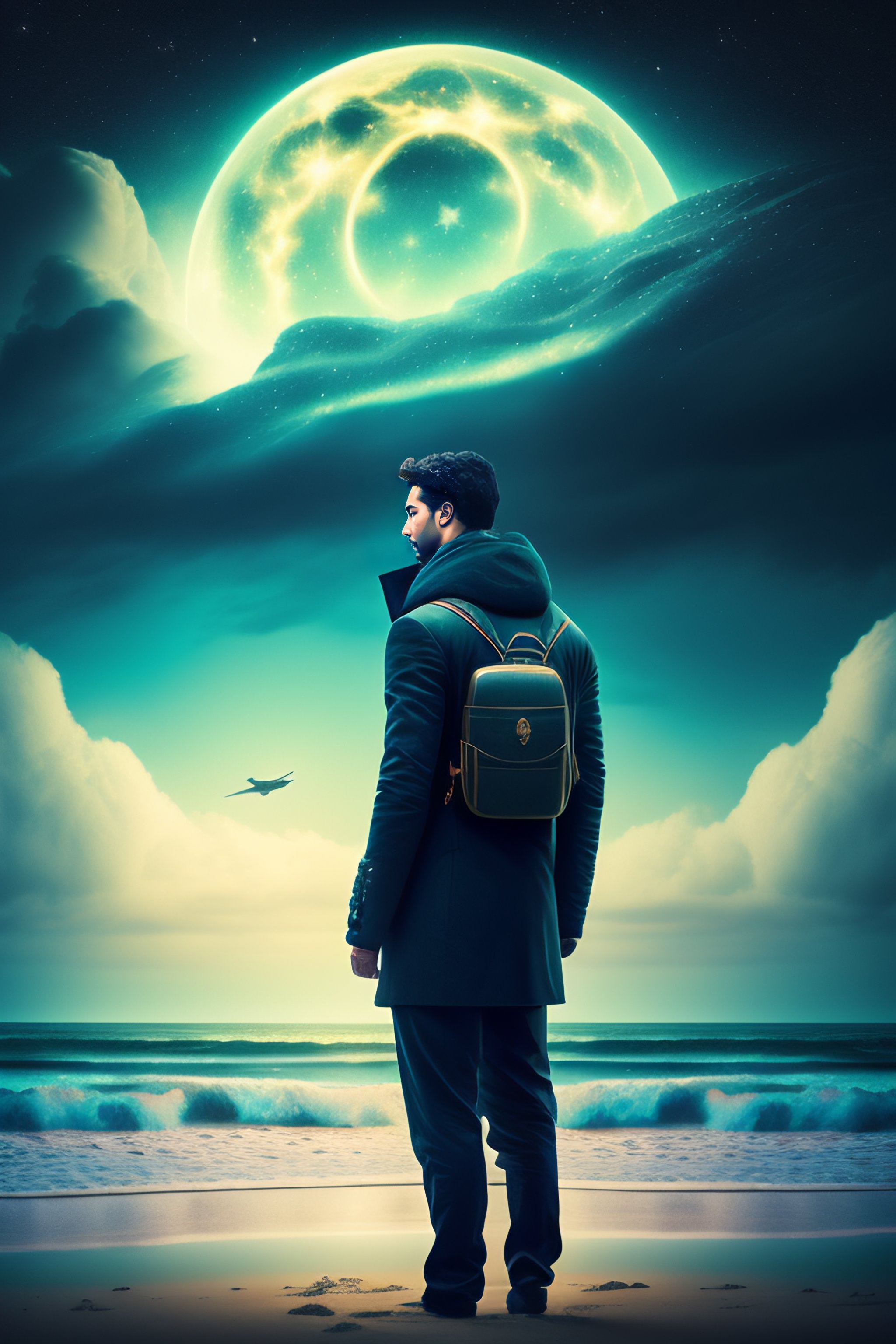 Lexica - Lovecraftian cosmic horror, cthulhu in the night sky, person ...