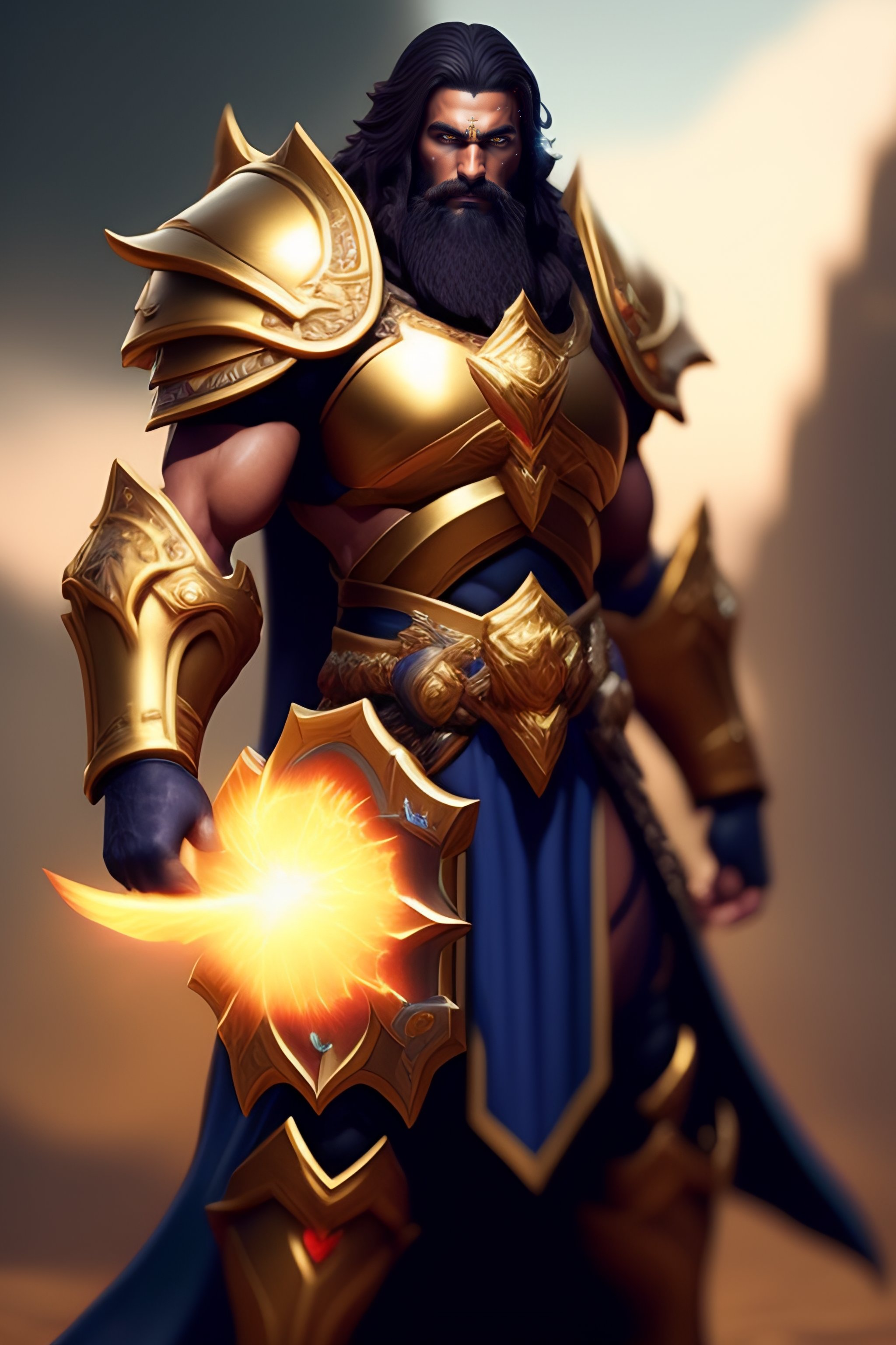 Lexica - Warfoged paladin divine smite men
