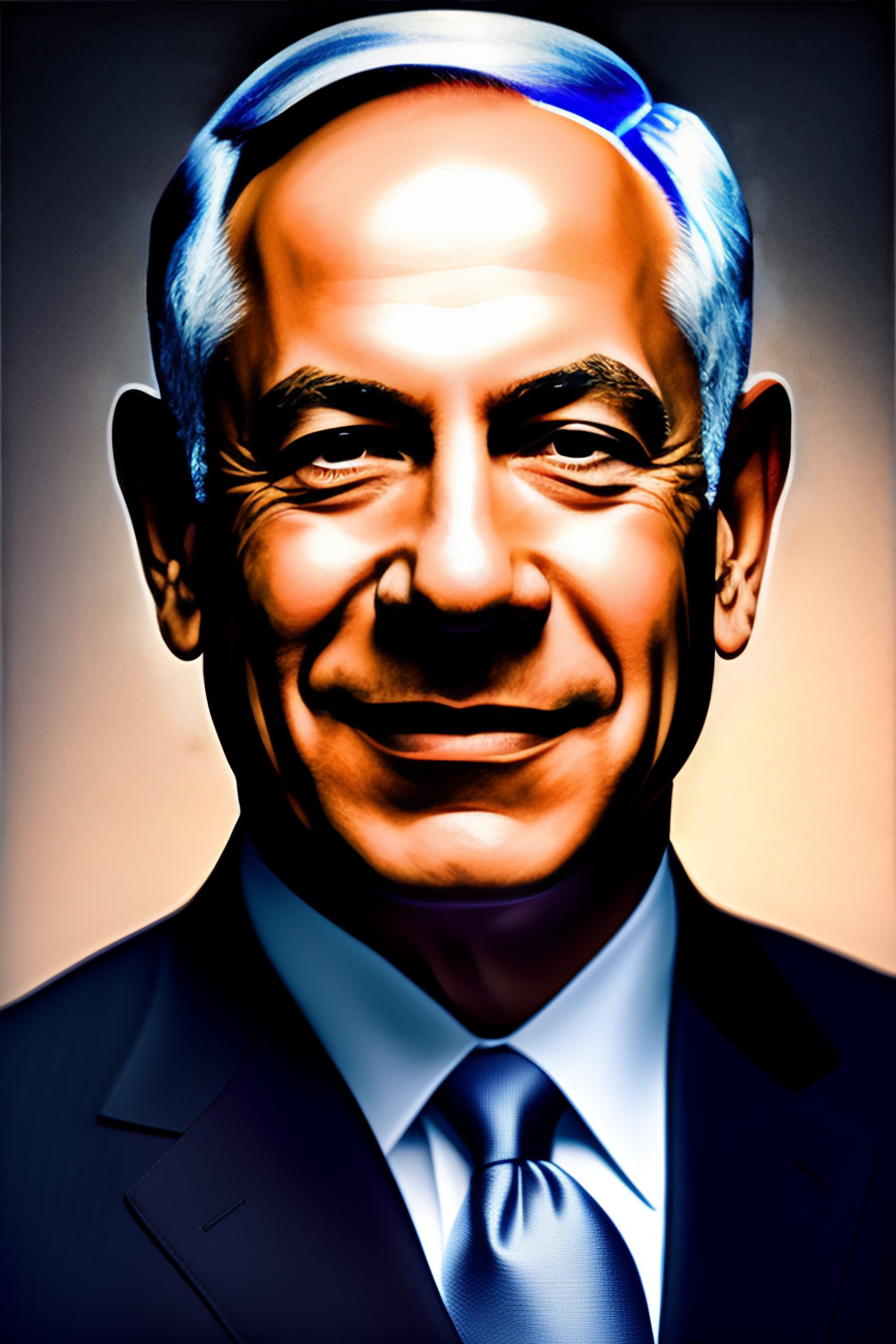 Lexica - Benjamin Netanyahu,+Sarah Netanyahu. all on one photo.studio ...