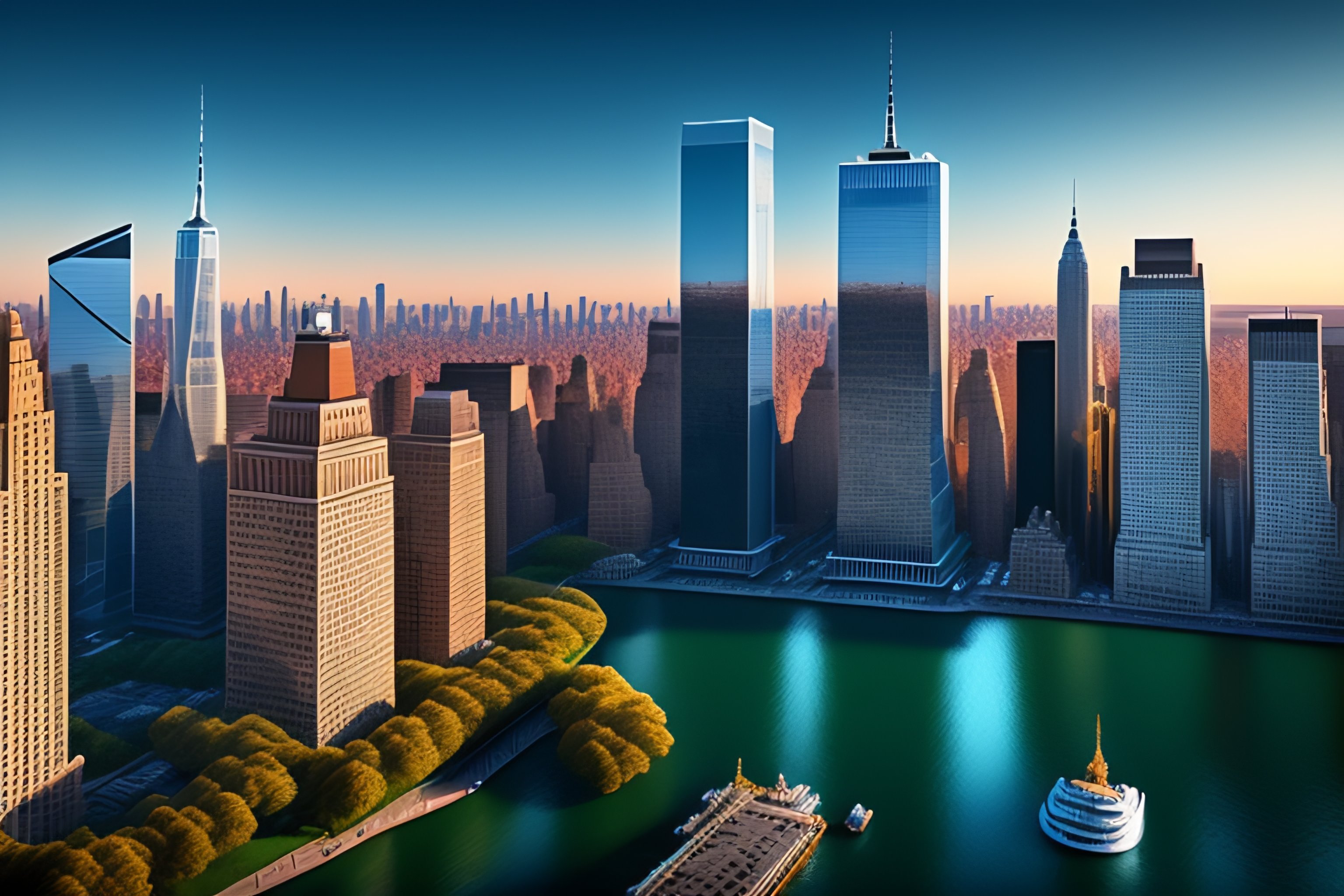 Lexica - Realistic new york city 3d