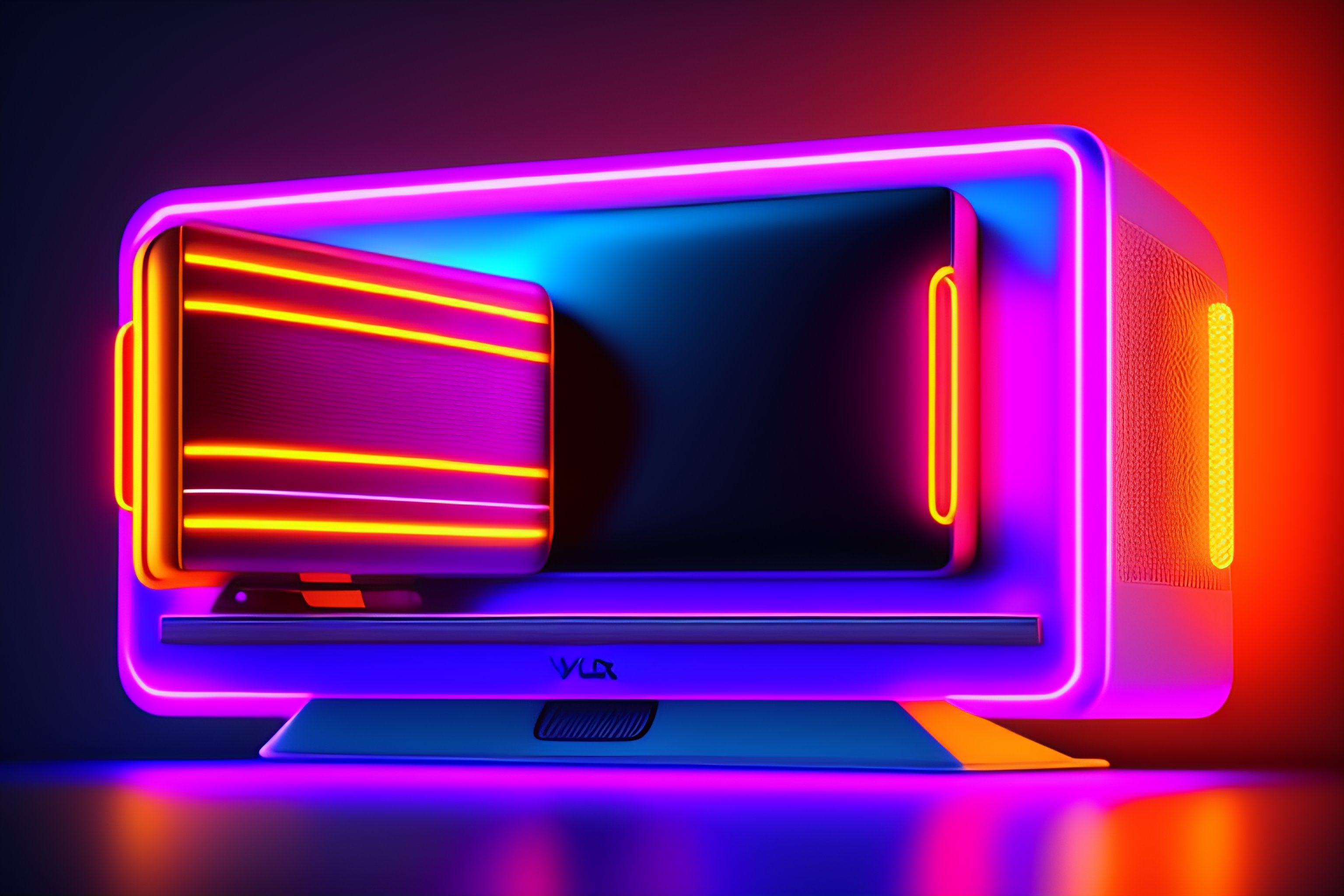 Lexica - 3d pixel retro tiny cute electronics render of an imac screen ...