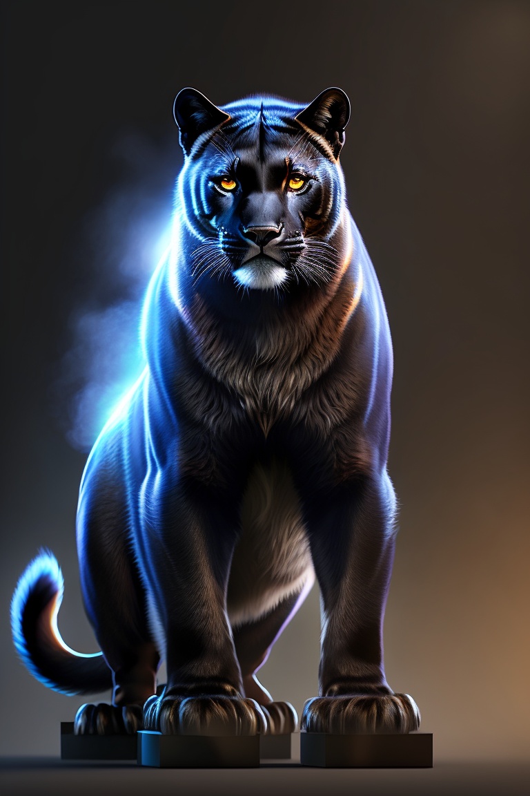 Lexica - Ultra realistic black panther, cinematic light, scowl, full ...