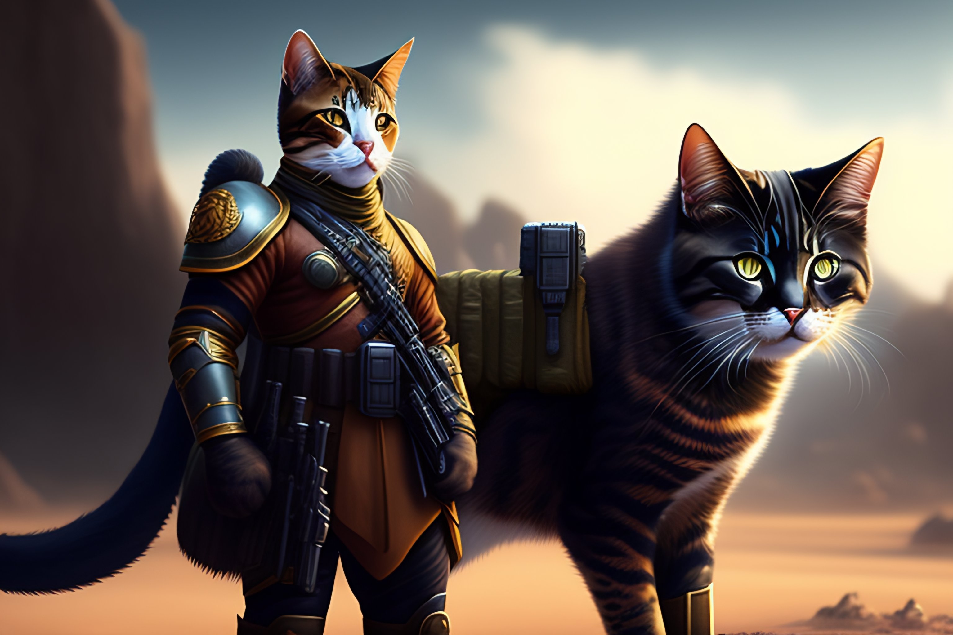 Lexica - Cat soldier avatar