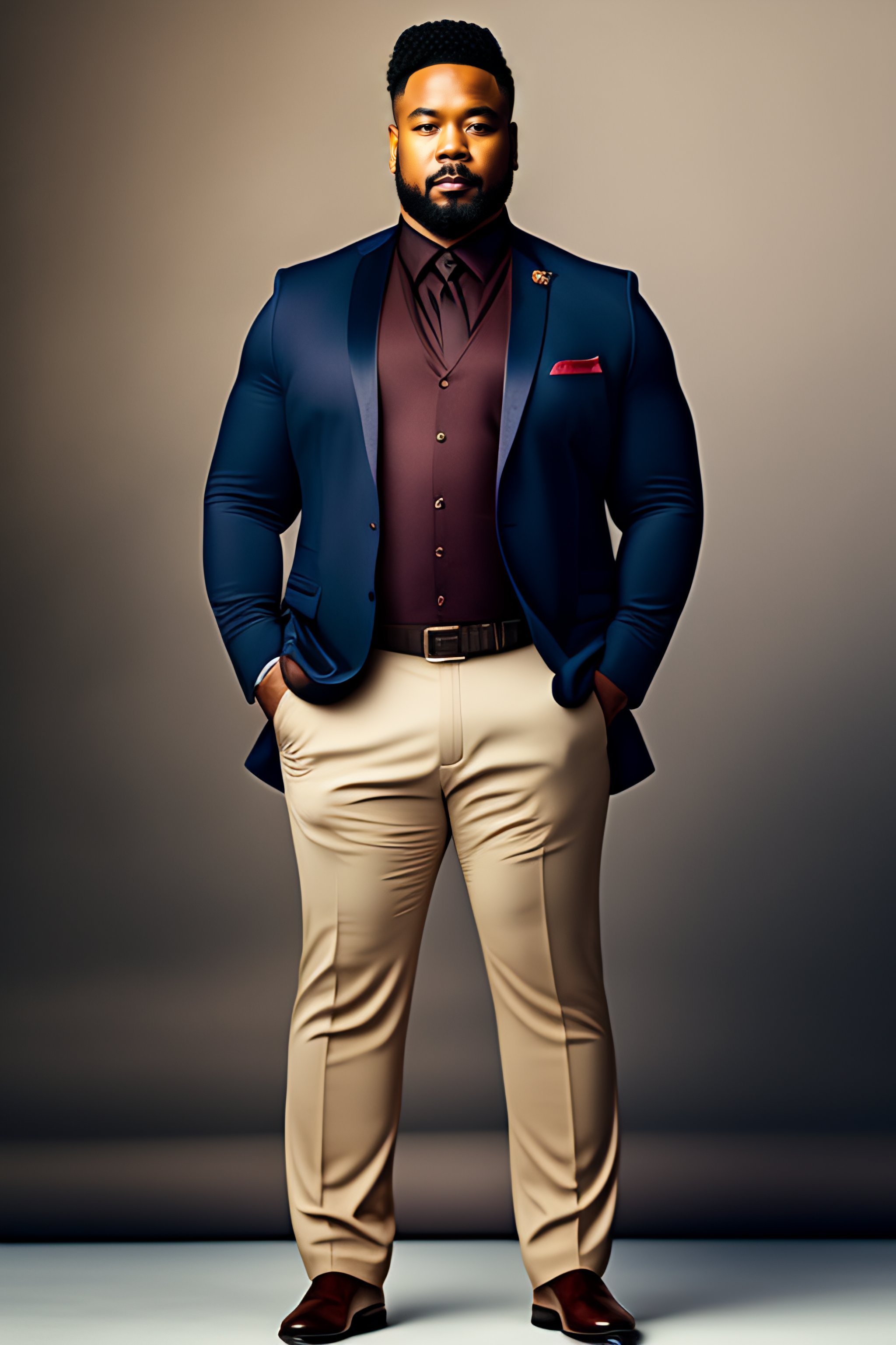 Lexica - A grown-up man, full body picture