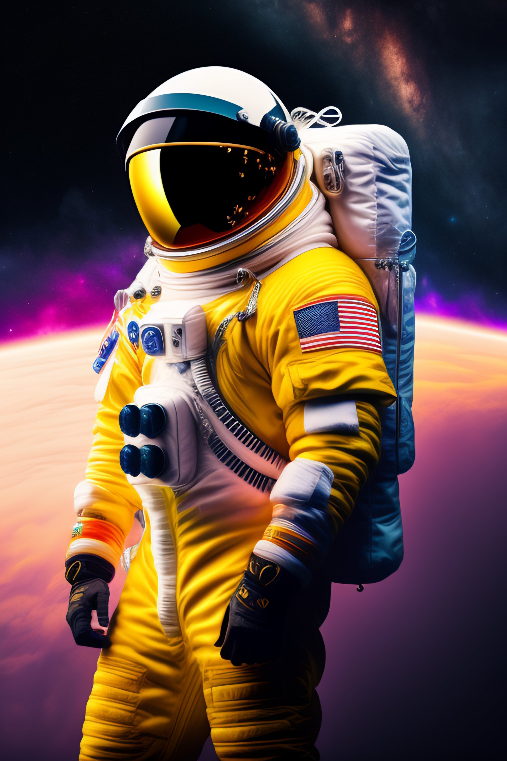Lexica - Chris brown in space, space suit, 8k, realistic