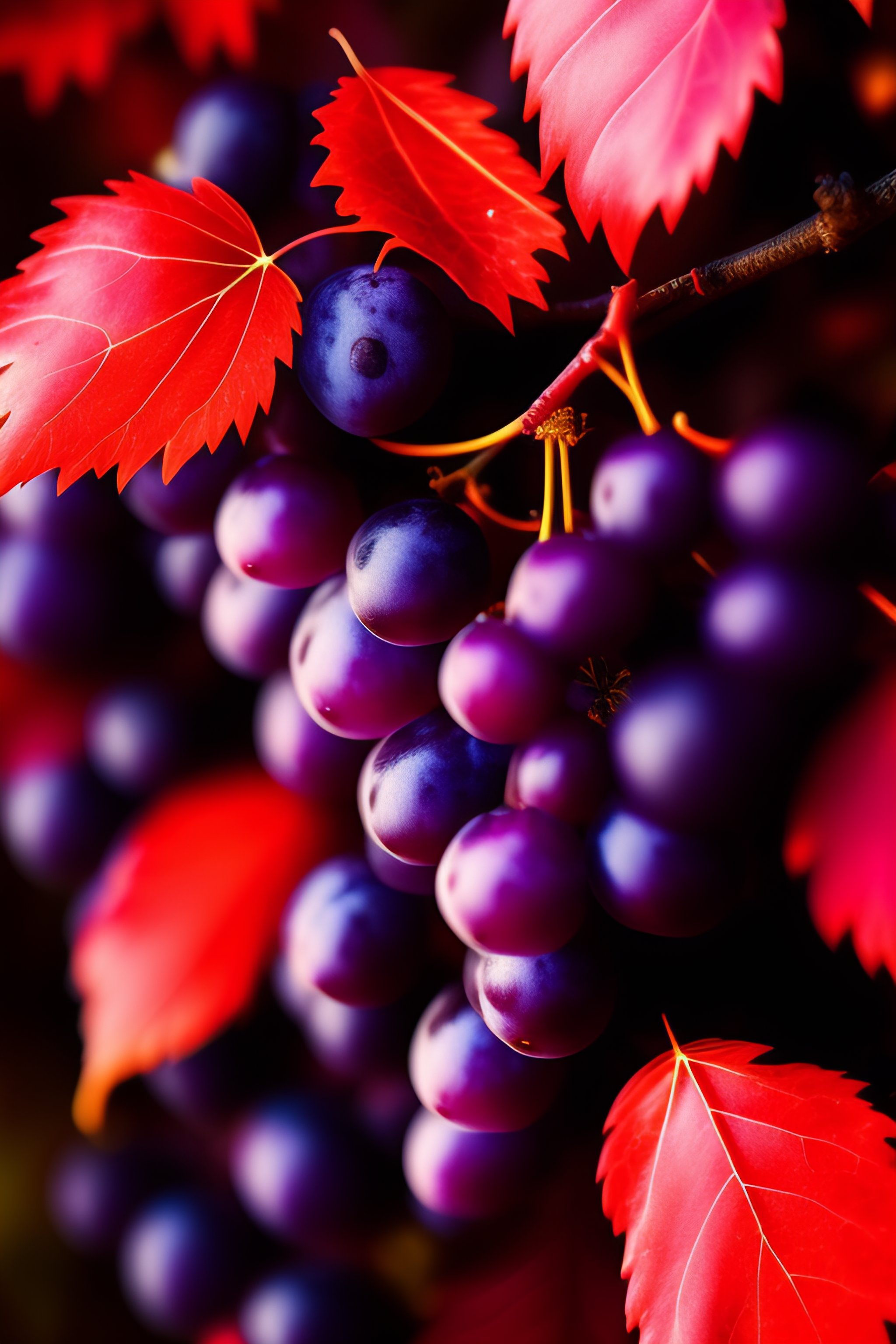 Red Grape Wallpaper