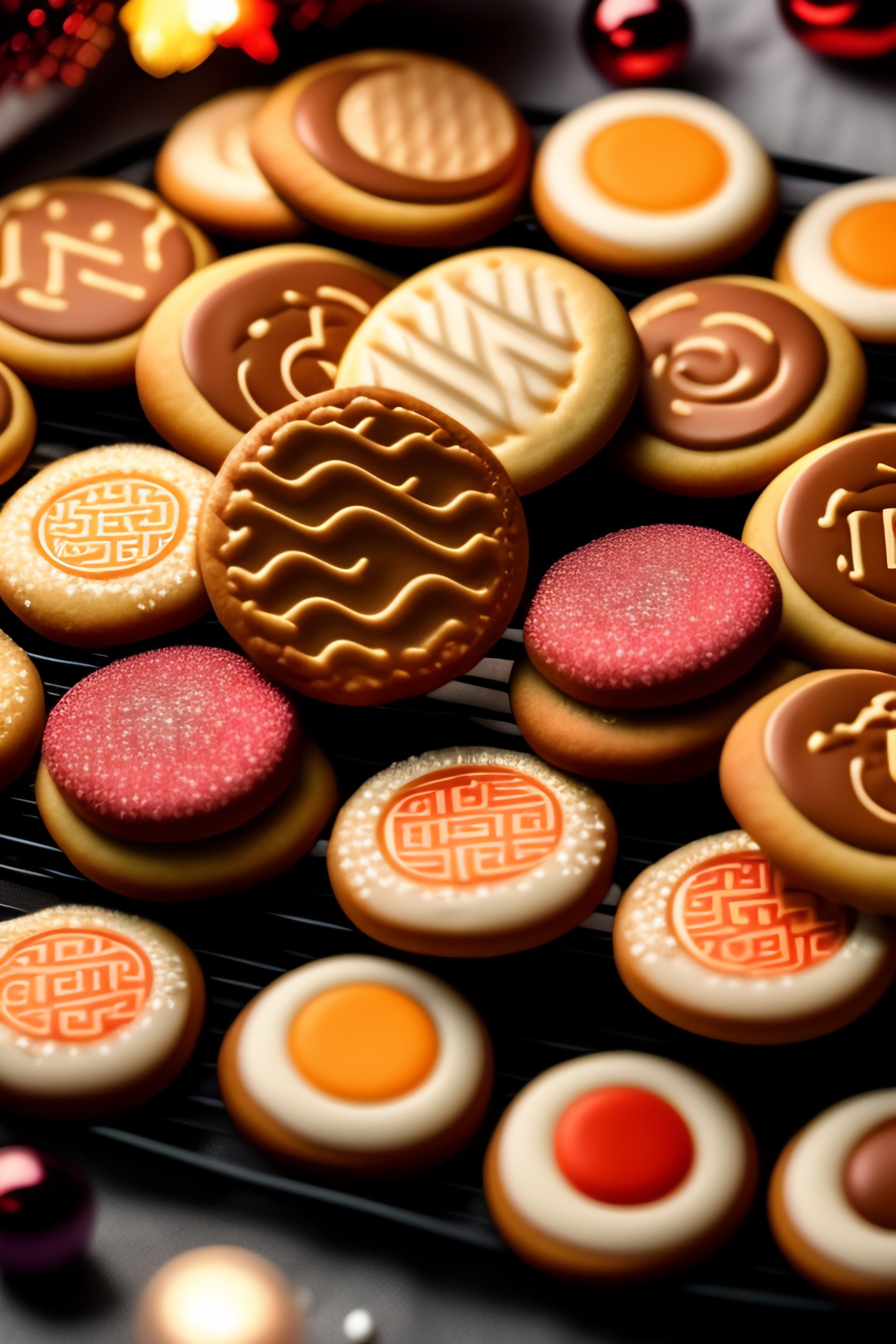 Lexica - New Year's Eve, Cookies, 4k fortune cookies, delicious cookies ...