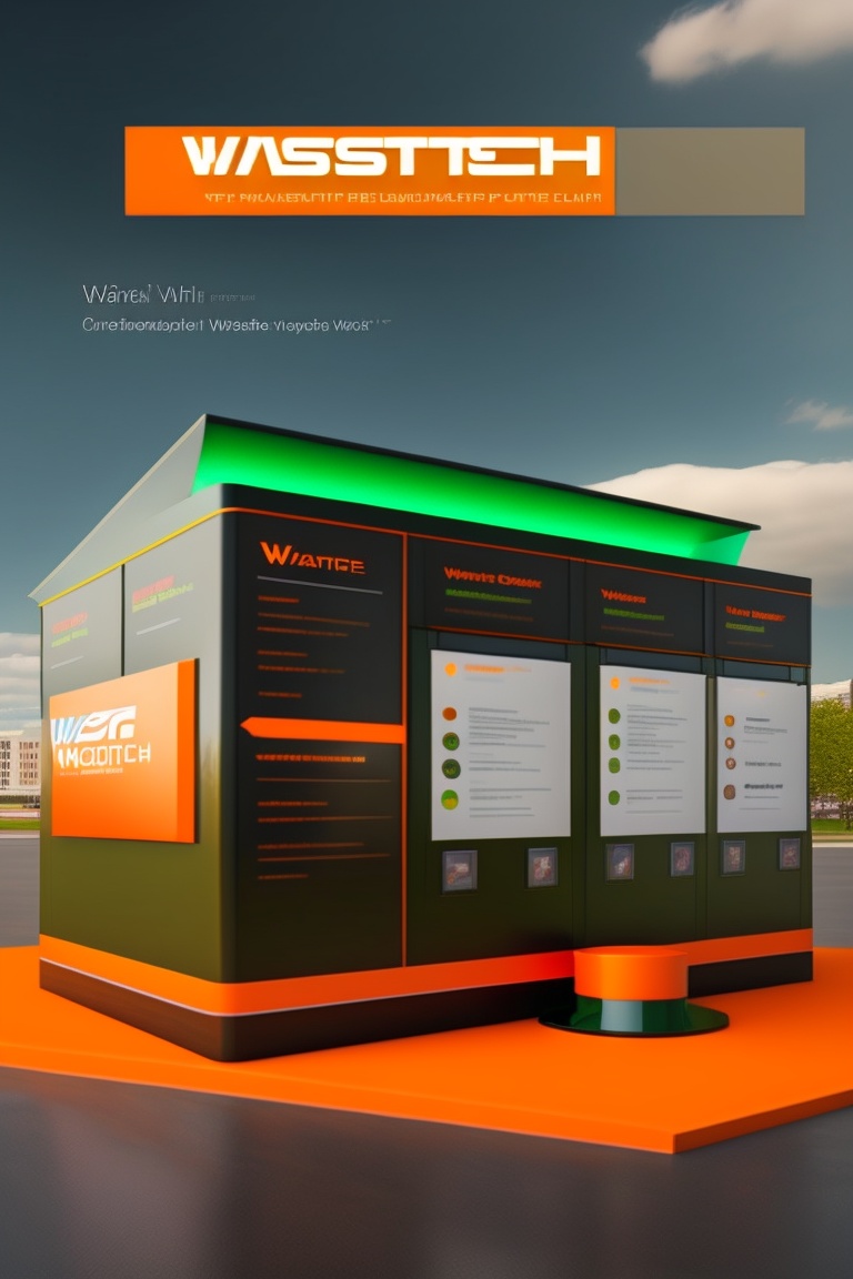 Lexica - Waste tech, exhibitor directory, green and orange colors ...