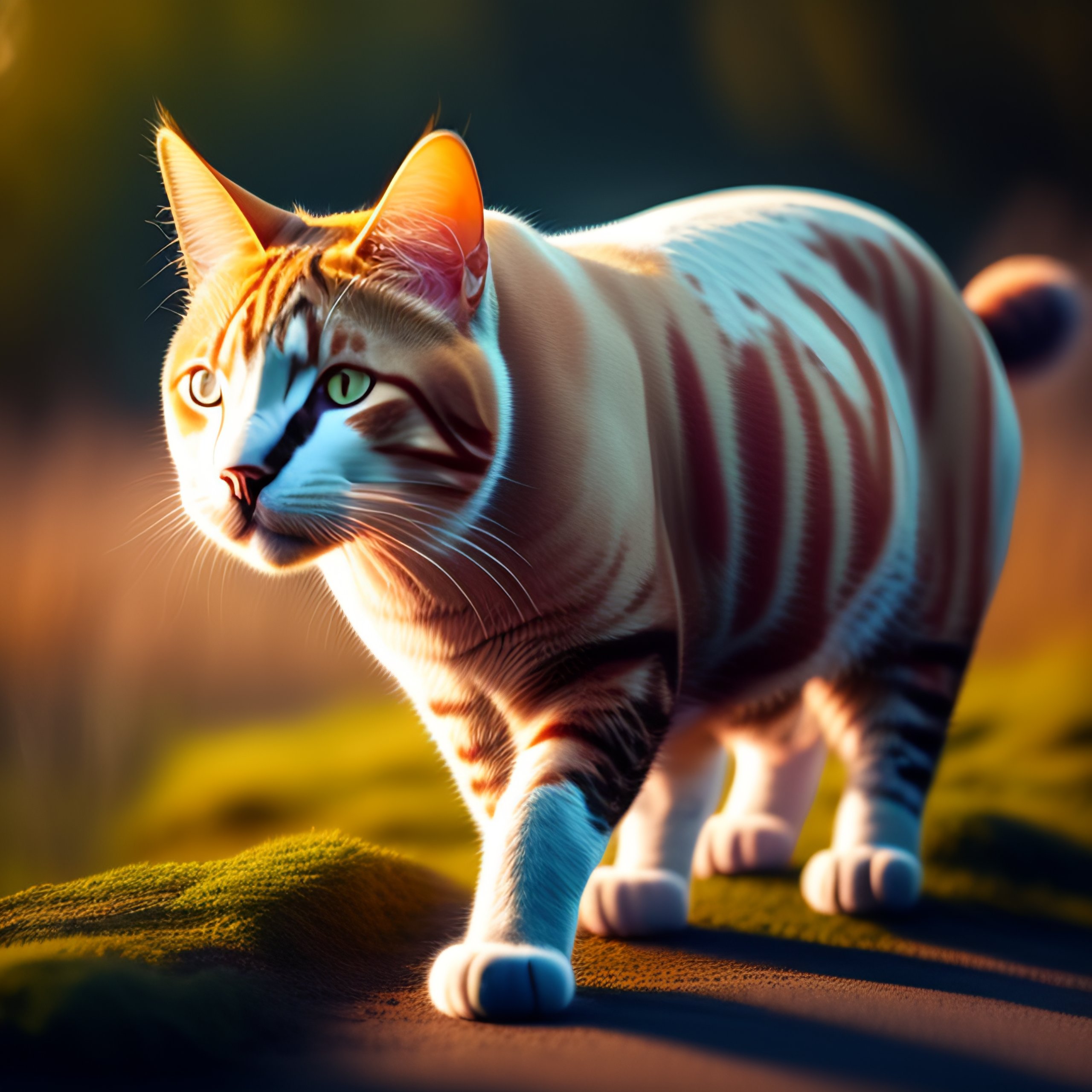 Lexica - A cat pig!!! hybrid! hyper realistic!! realistic lighting ...