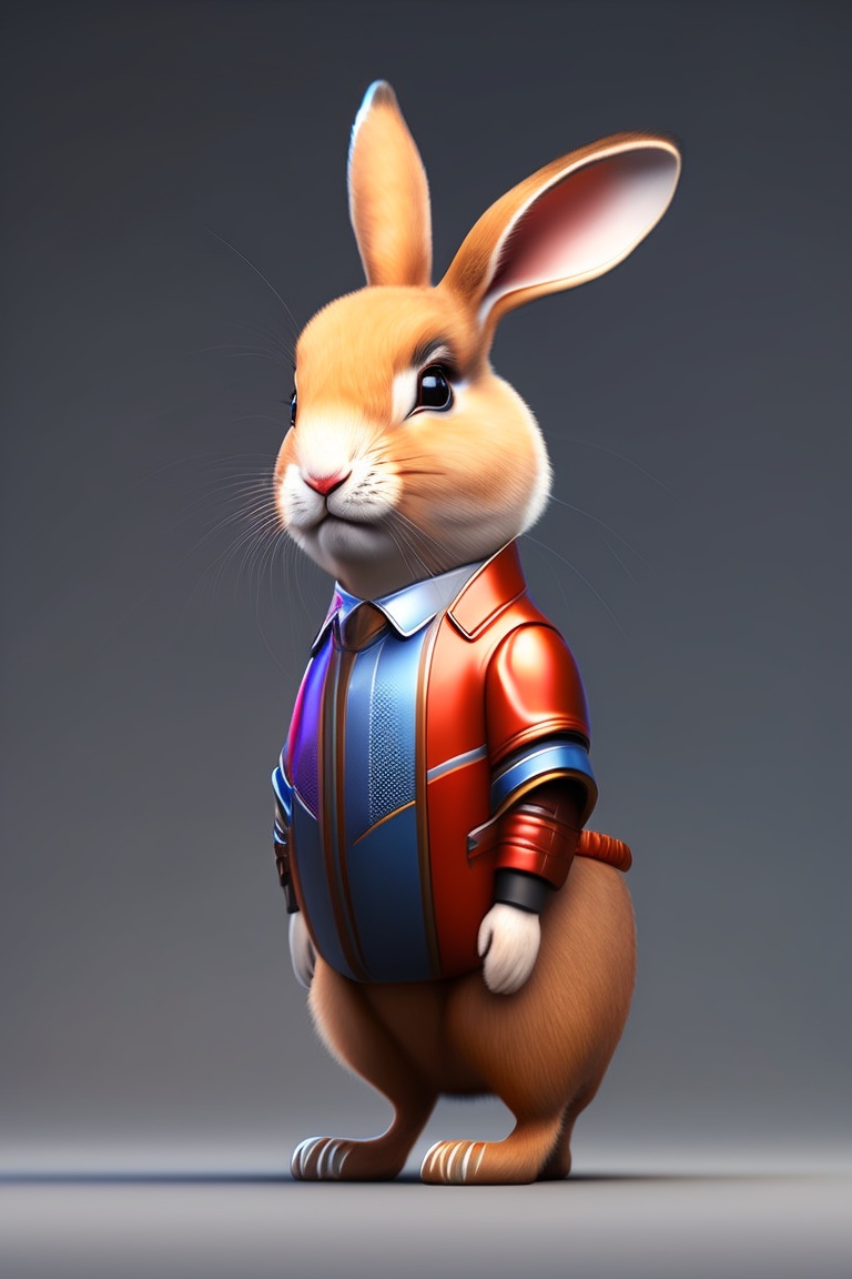 Lexica - Anthropomorphic bunny, a Rabbit like automotive engineers BMW ...
