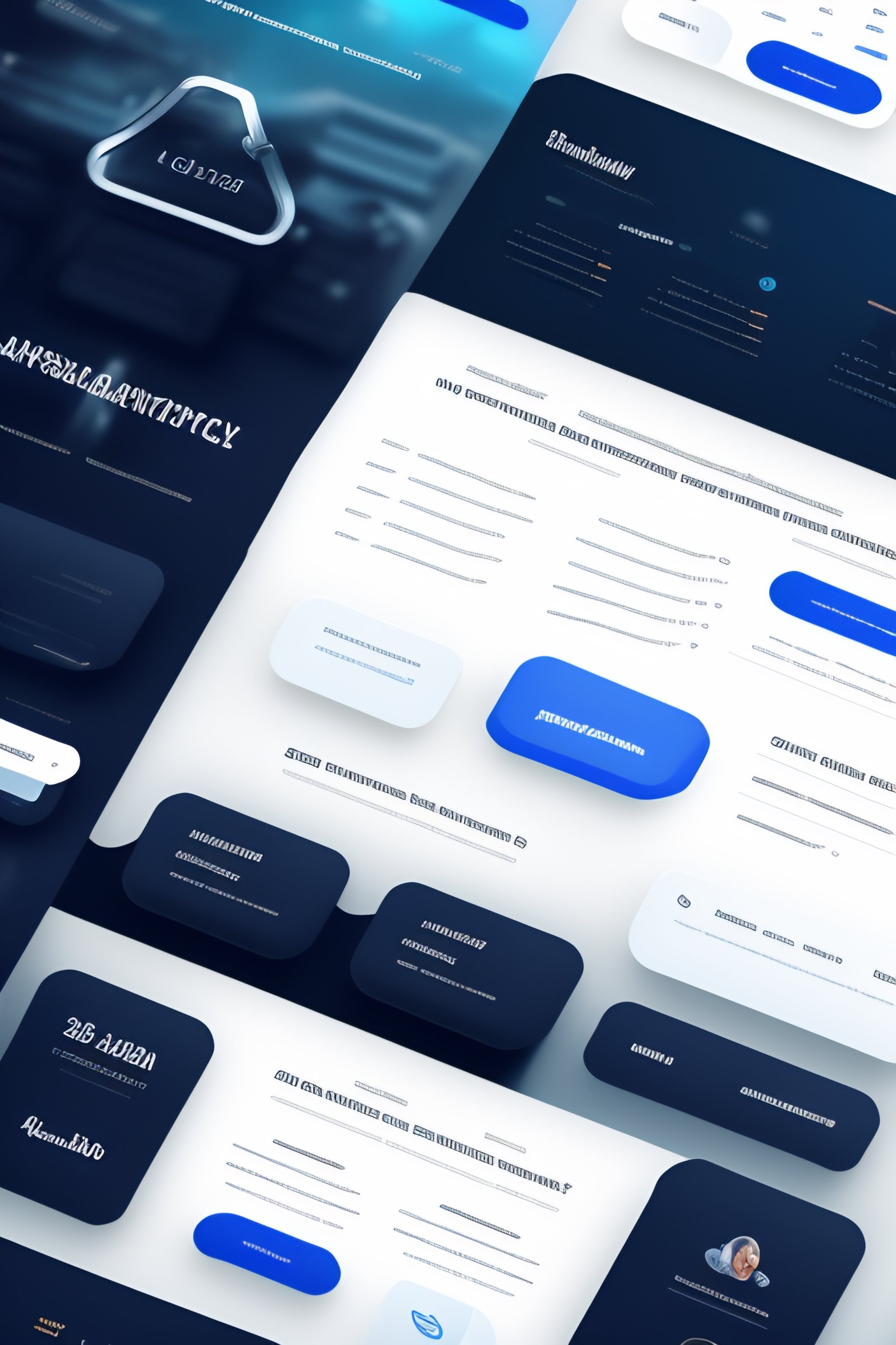 Lexica - Single page website layout for insurance technology consultant ...