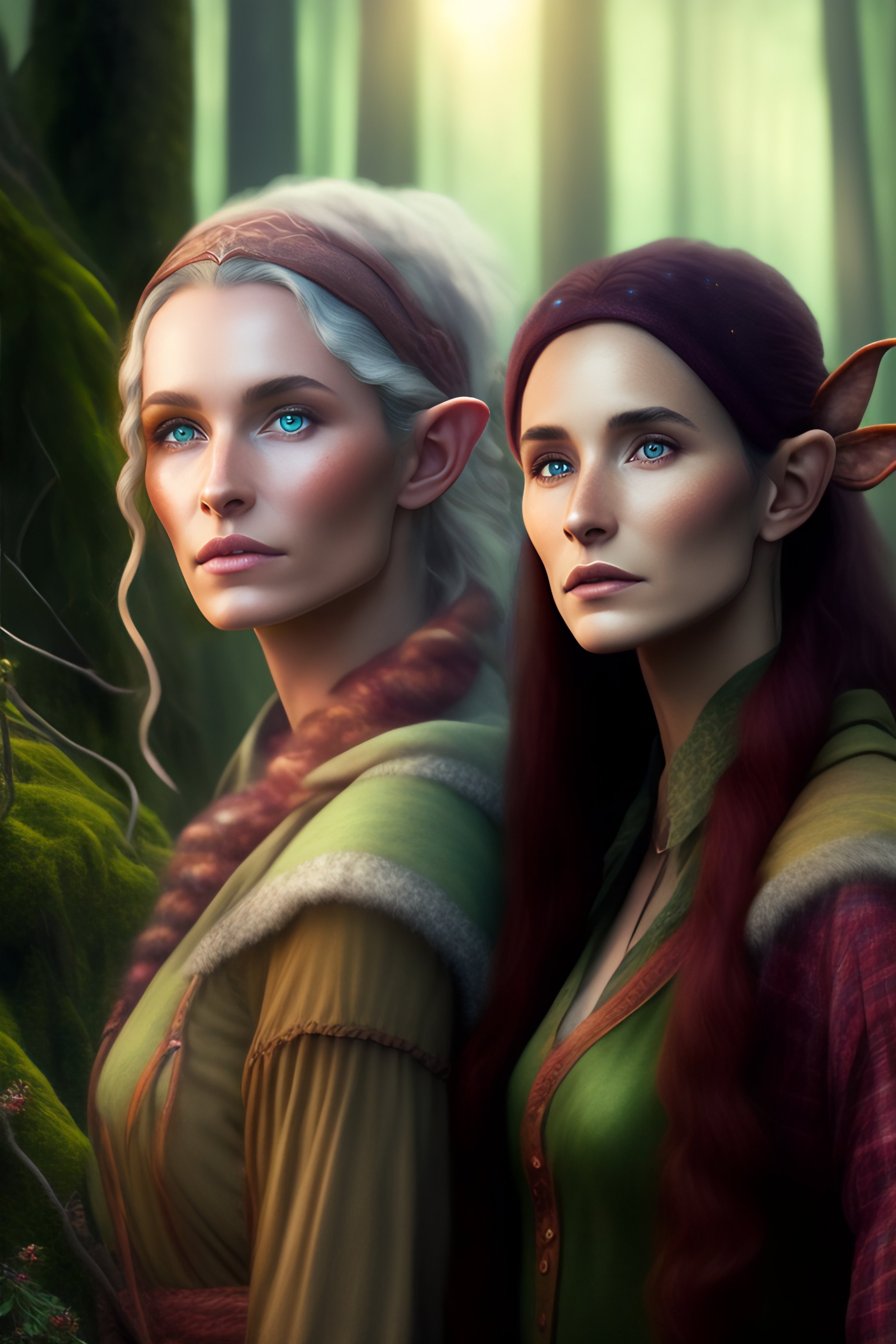 Lexica - In a dense, magical forest, a group of women elves live and ...