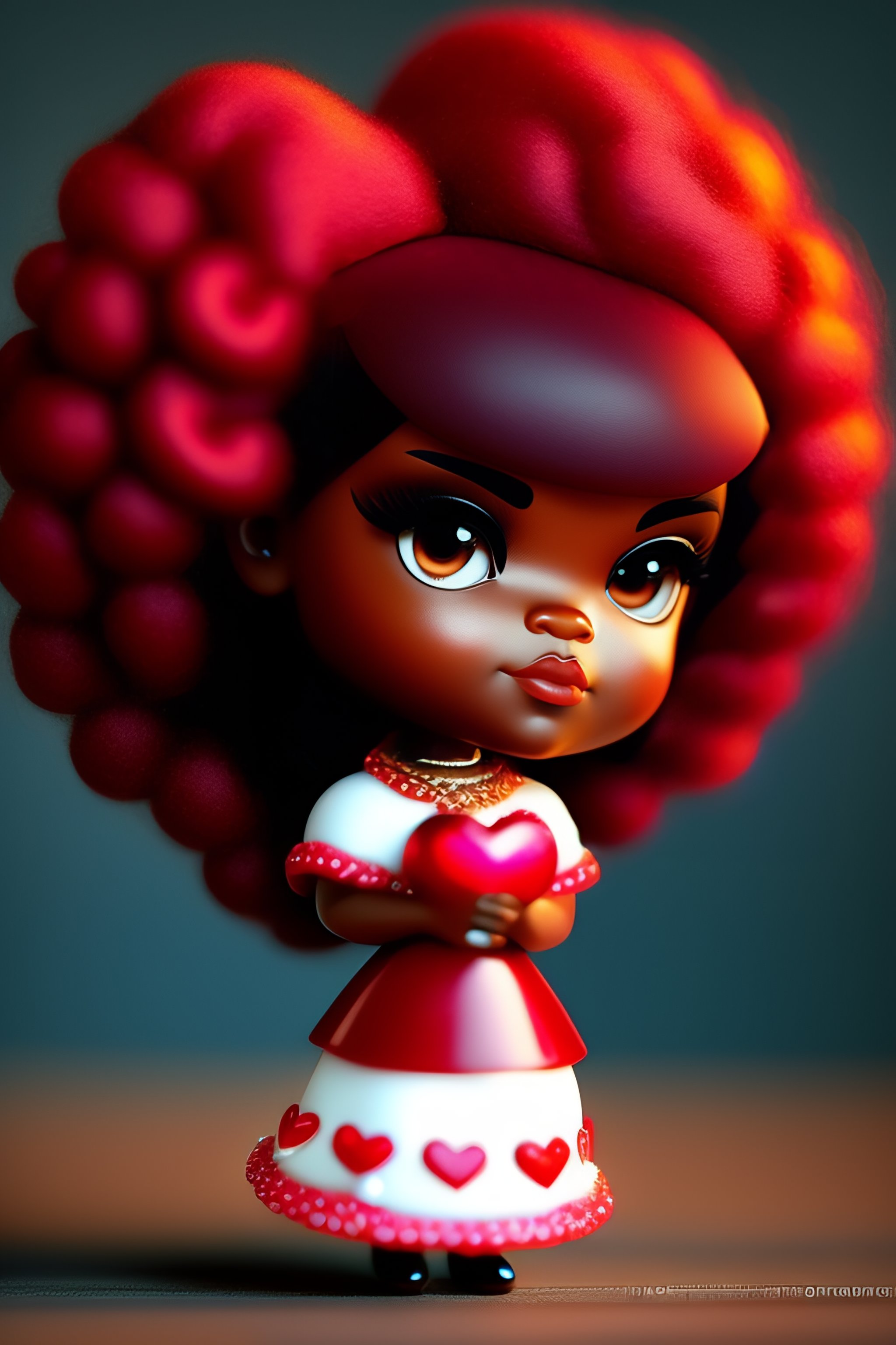 Lexica - Beautiful black pixar character girl, Cupid, Valentine’s Day ...