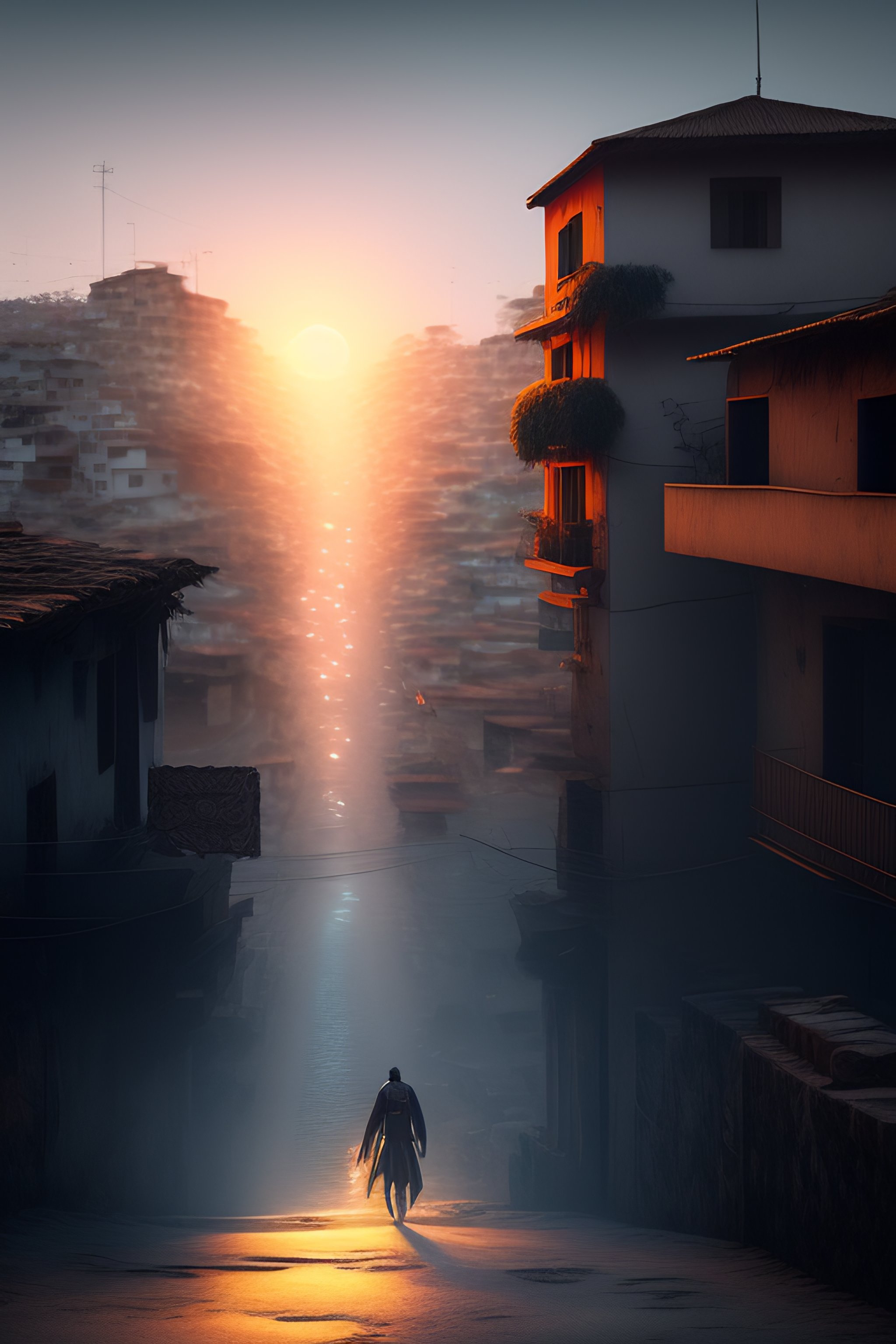 Lexica - A Werewolf moster walking at City of God in Favelas Movie ...