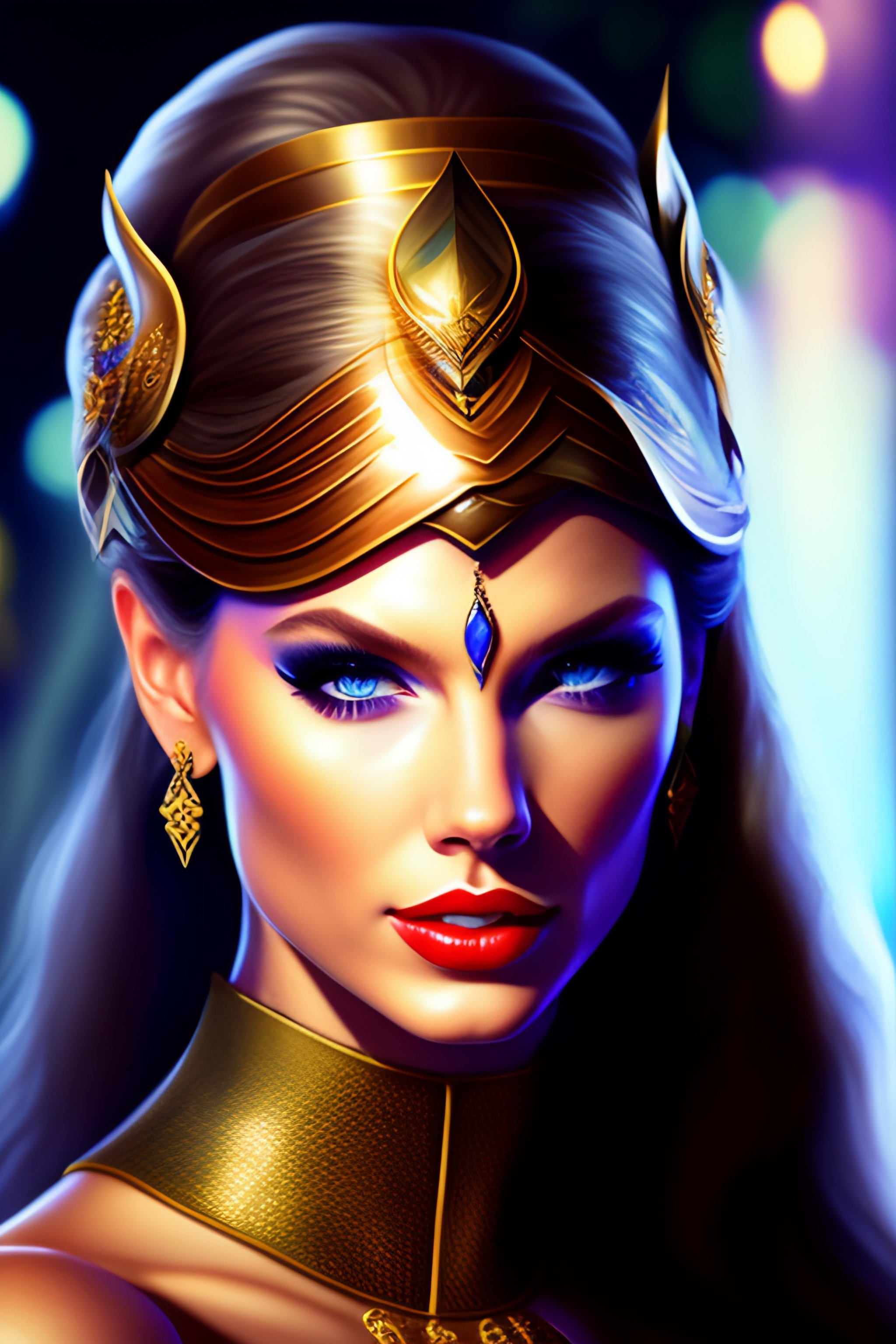 Lexica - Taylor swift as princess Na'vi clan Omaticaya from movie ...