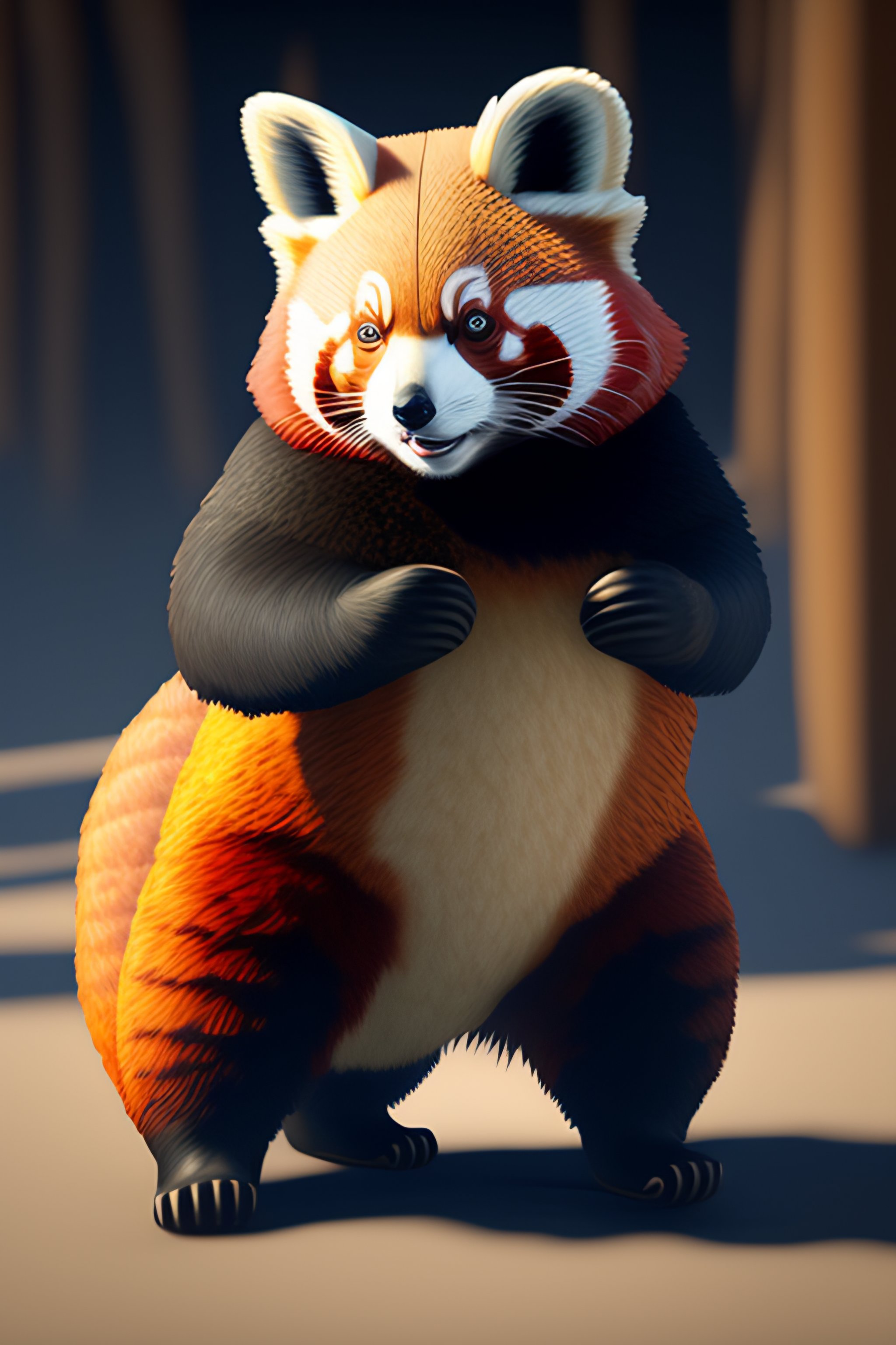 Lexica - Red panda playing grand theft auto