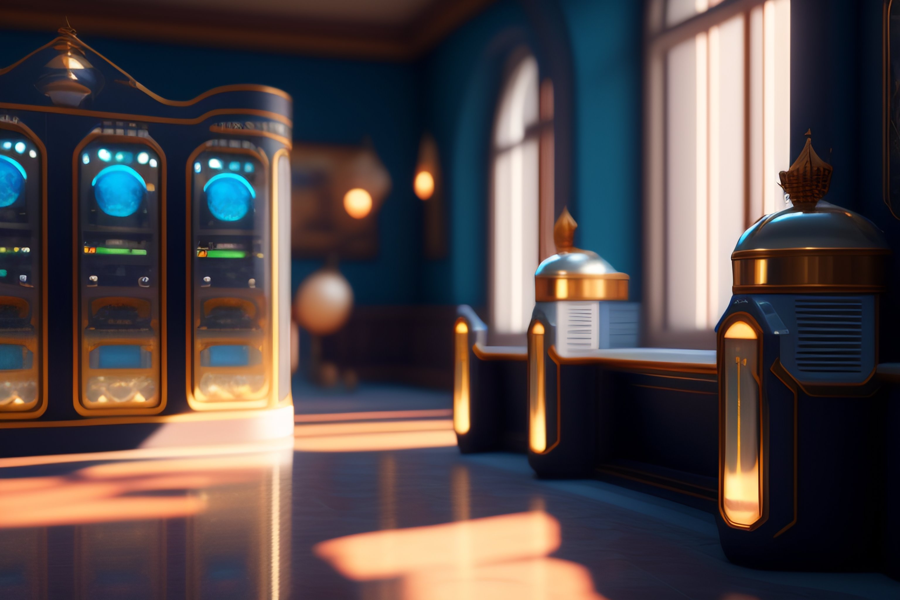 Lexica - Lots of machines taming human child genesis, unreal engine,By ...