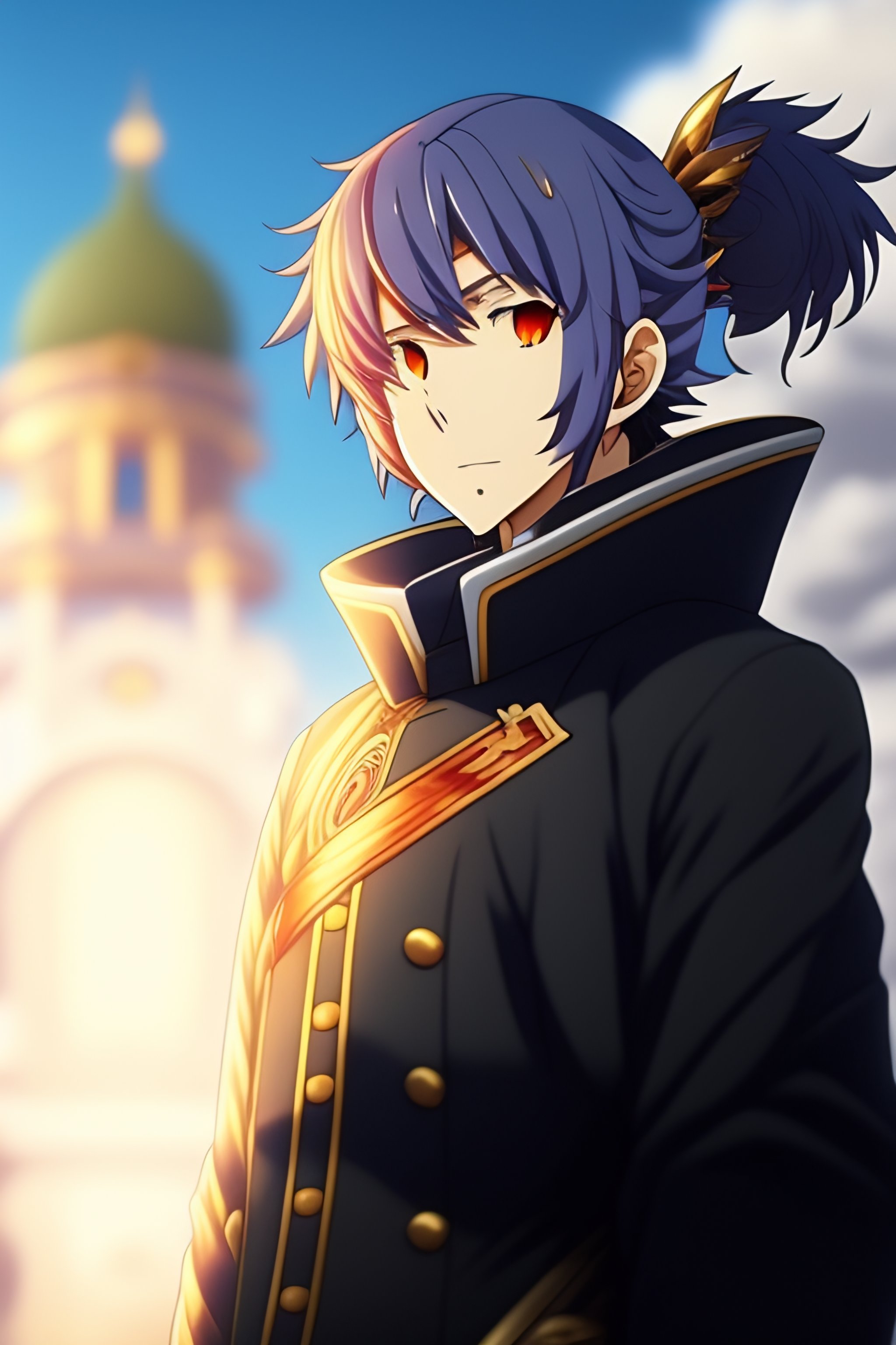 Lexica - A majestic anime character