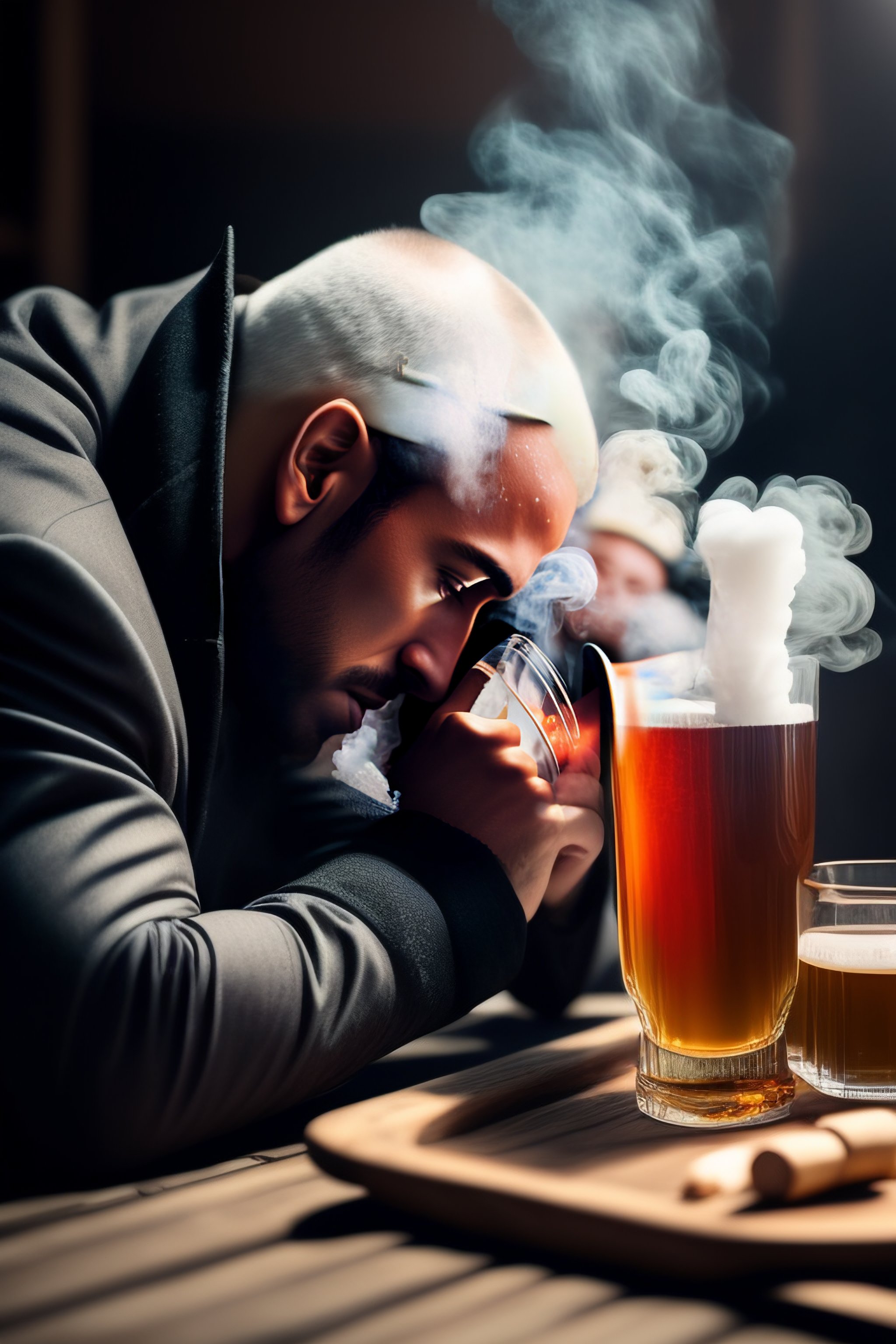 Lexica - Men drink and smoke, bad life