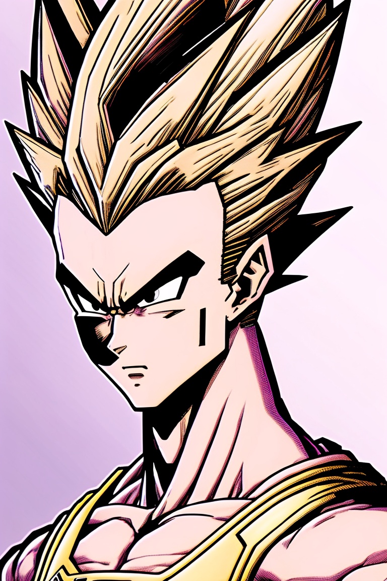 Lexica - Beerus Akira Toyotaro style, black pen, dragon ball z style