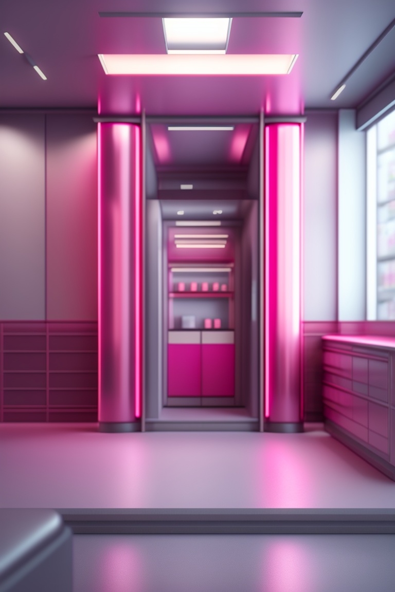 Lexica - Pink with grey tones uniform for an employees pharmacy ...