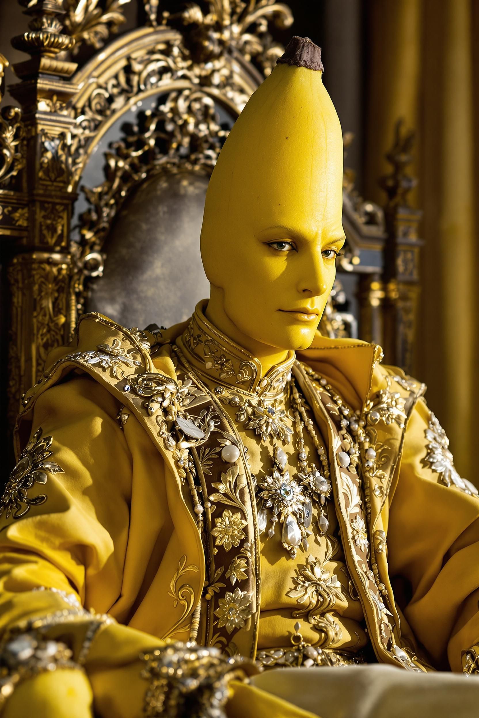 Lexica - Human-Banana Hybrid. Photorealistic.