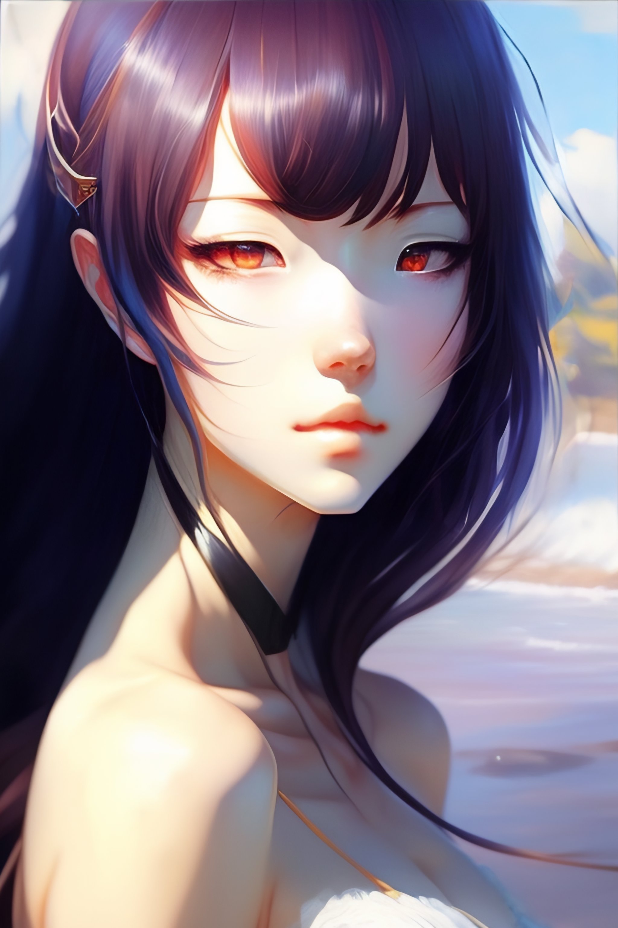 Lexica - Pain, anime, strong impressionistic painting style, strong ...