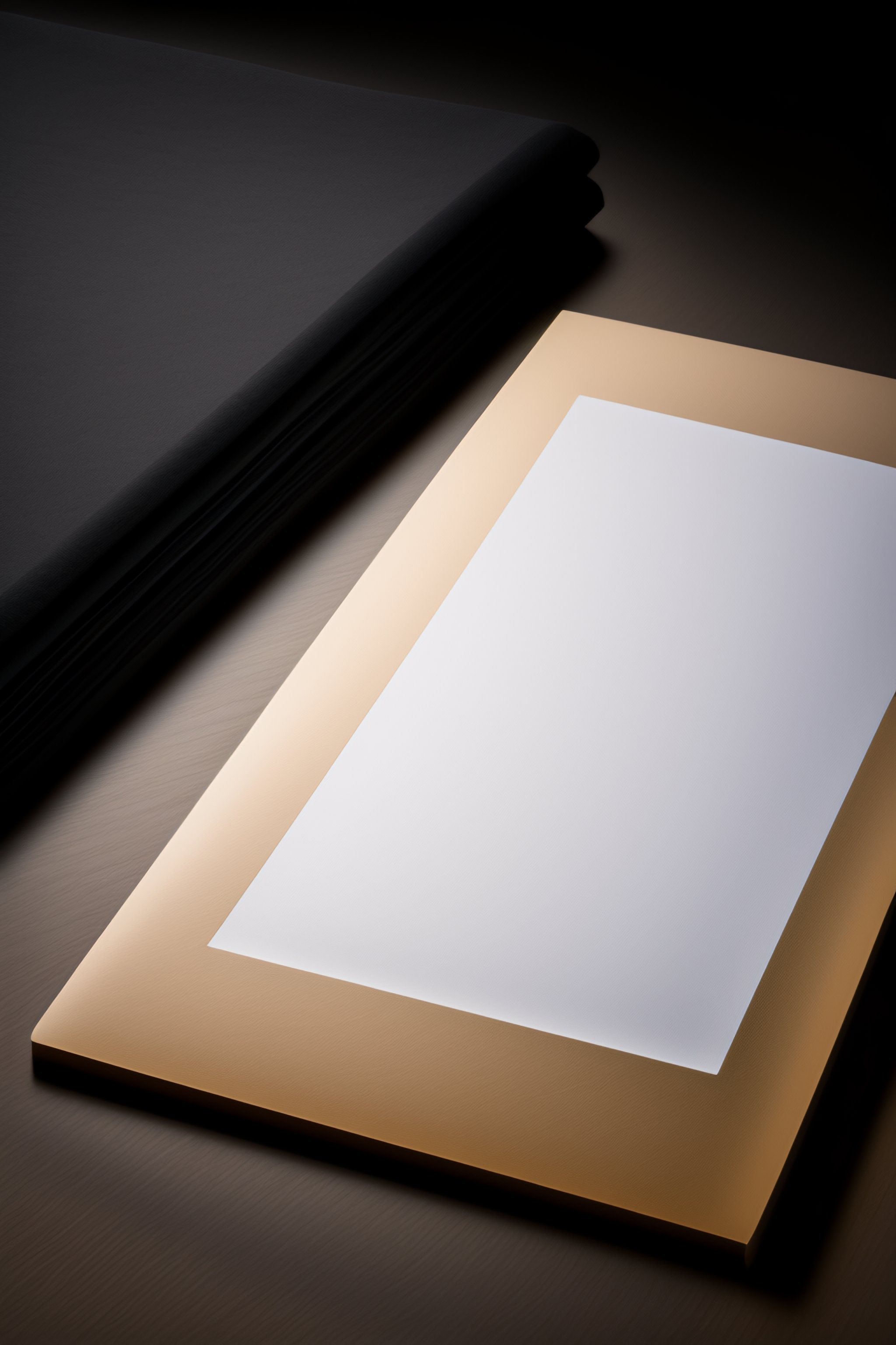 Lexica - Intense black sheet of paper filling the whole frame