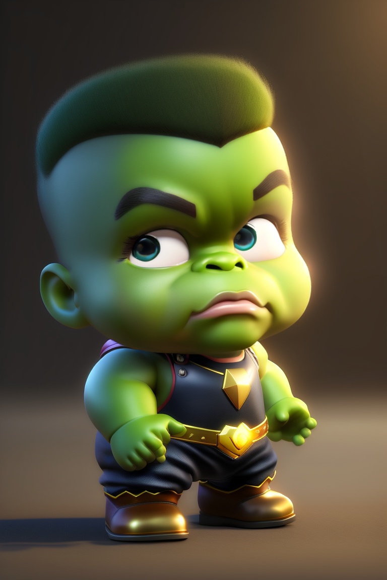 Lexica - Cute baby hulk, photo realistic, unreal engine, cinematic ...