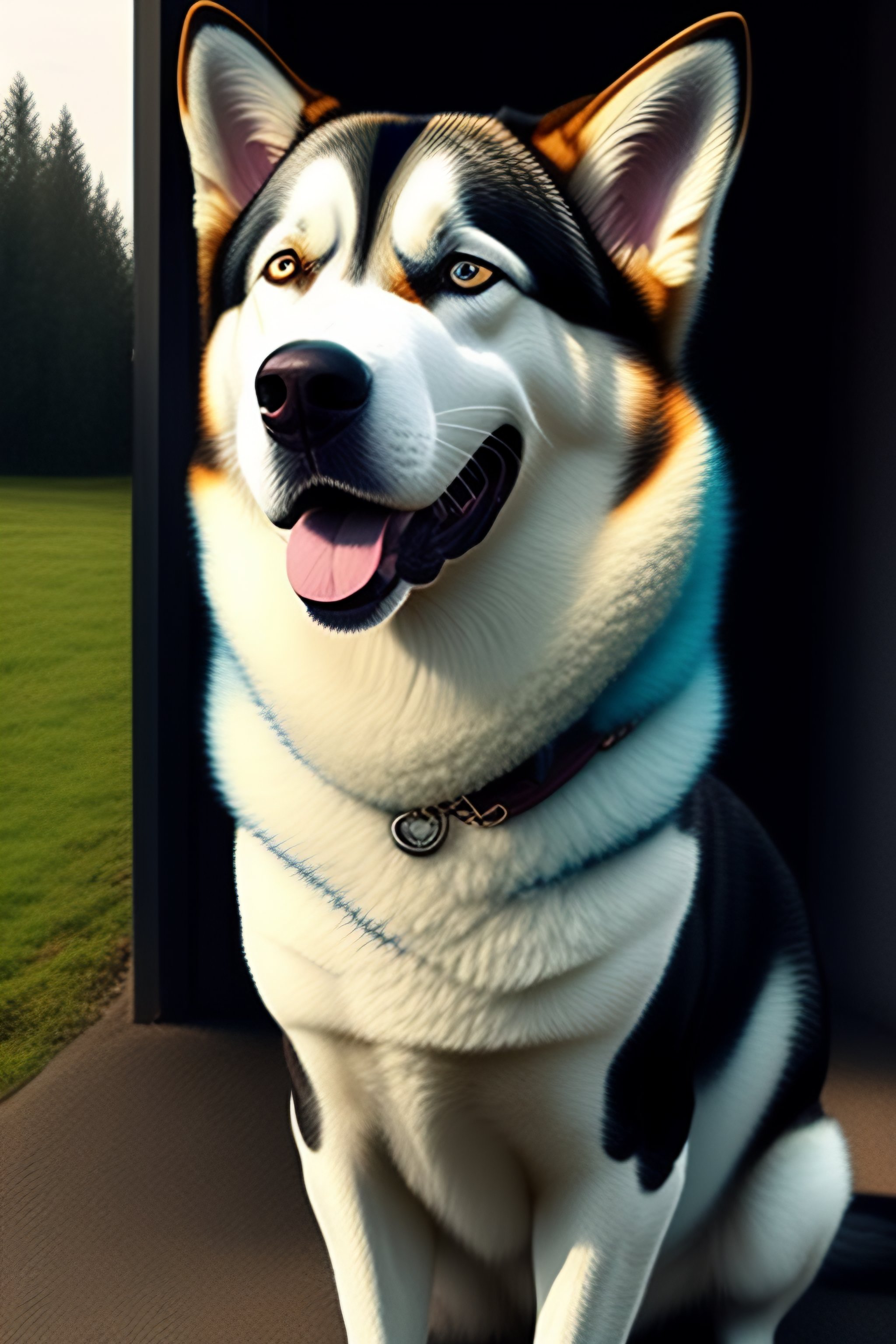 Lexica - Dog husky cthulhu demon