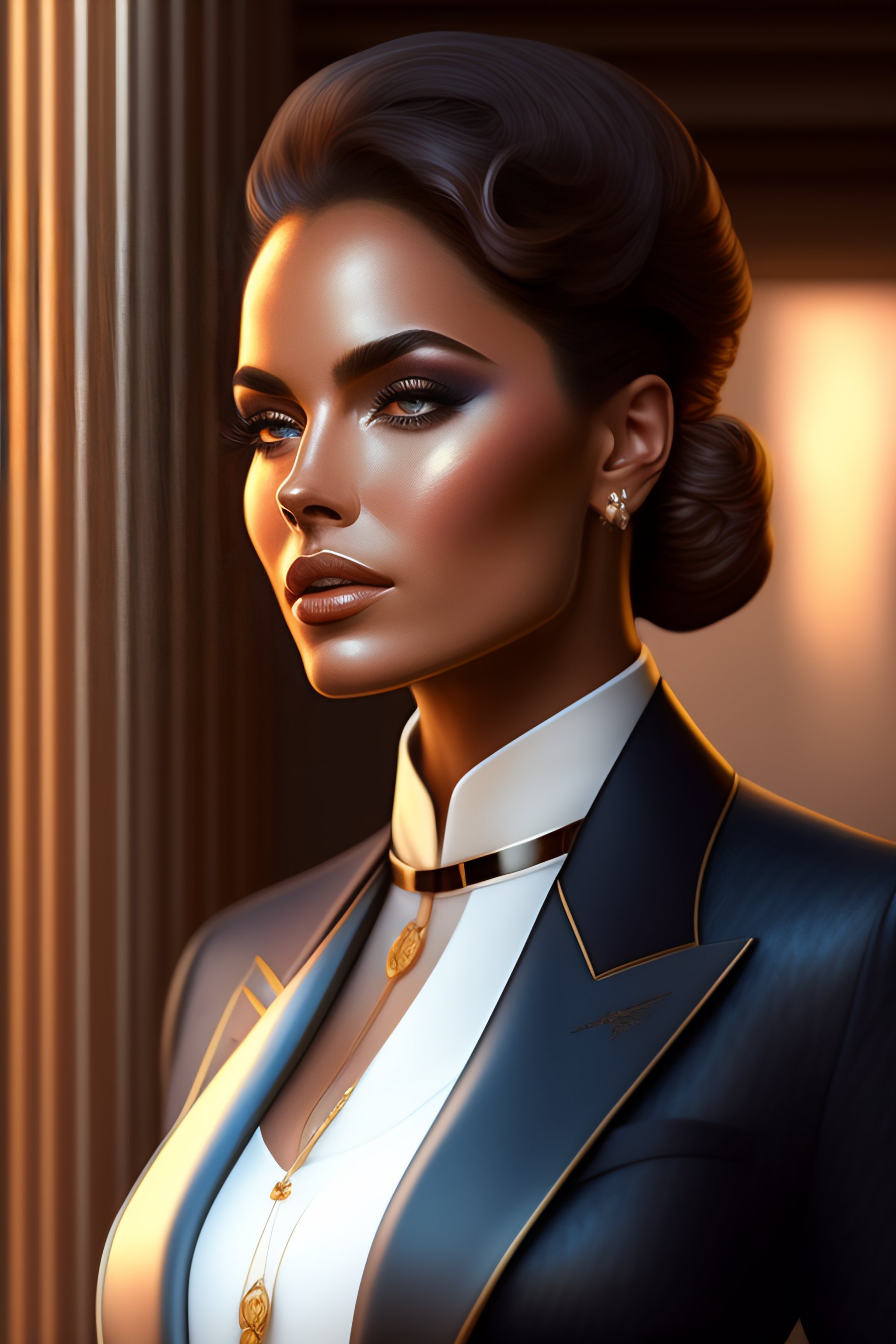 Lexica - Closeup portrait shot of a modern day detective in a scenic ...