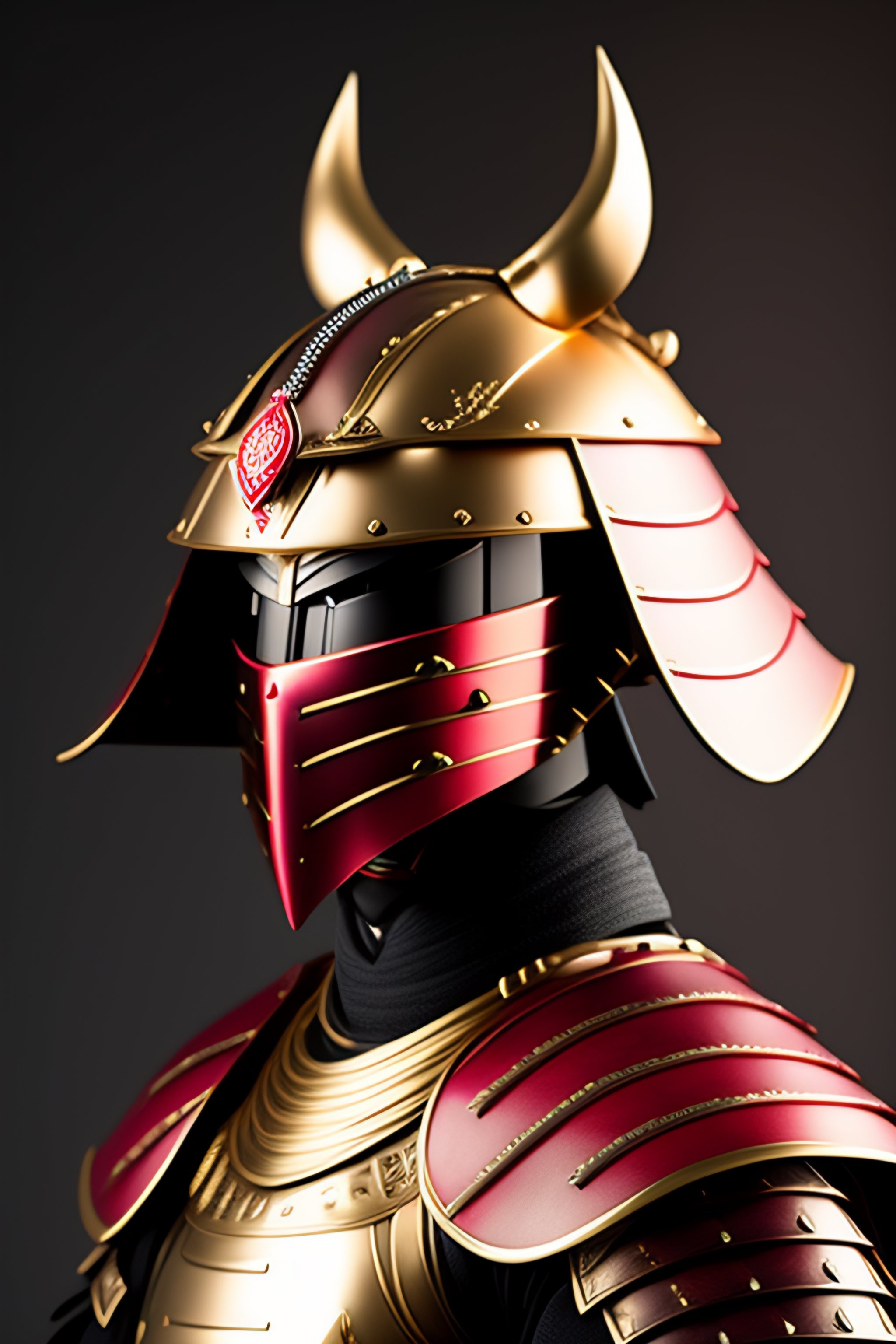 Lexica - Samurai armour mask anime japan