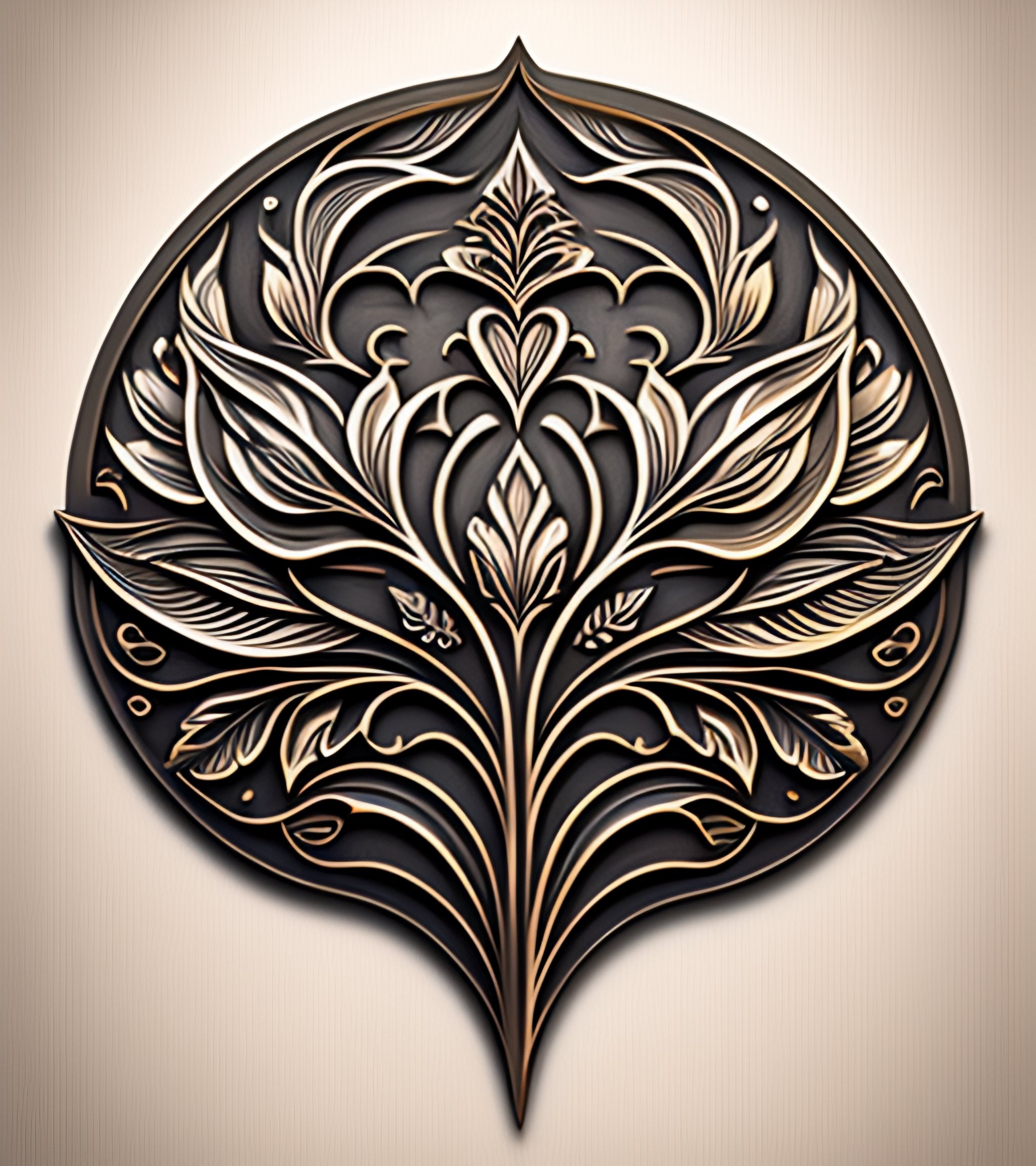 Lexica - Beautiful decorative ornament, woodcutting template ...