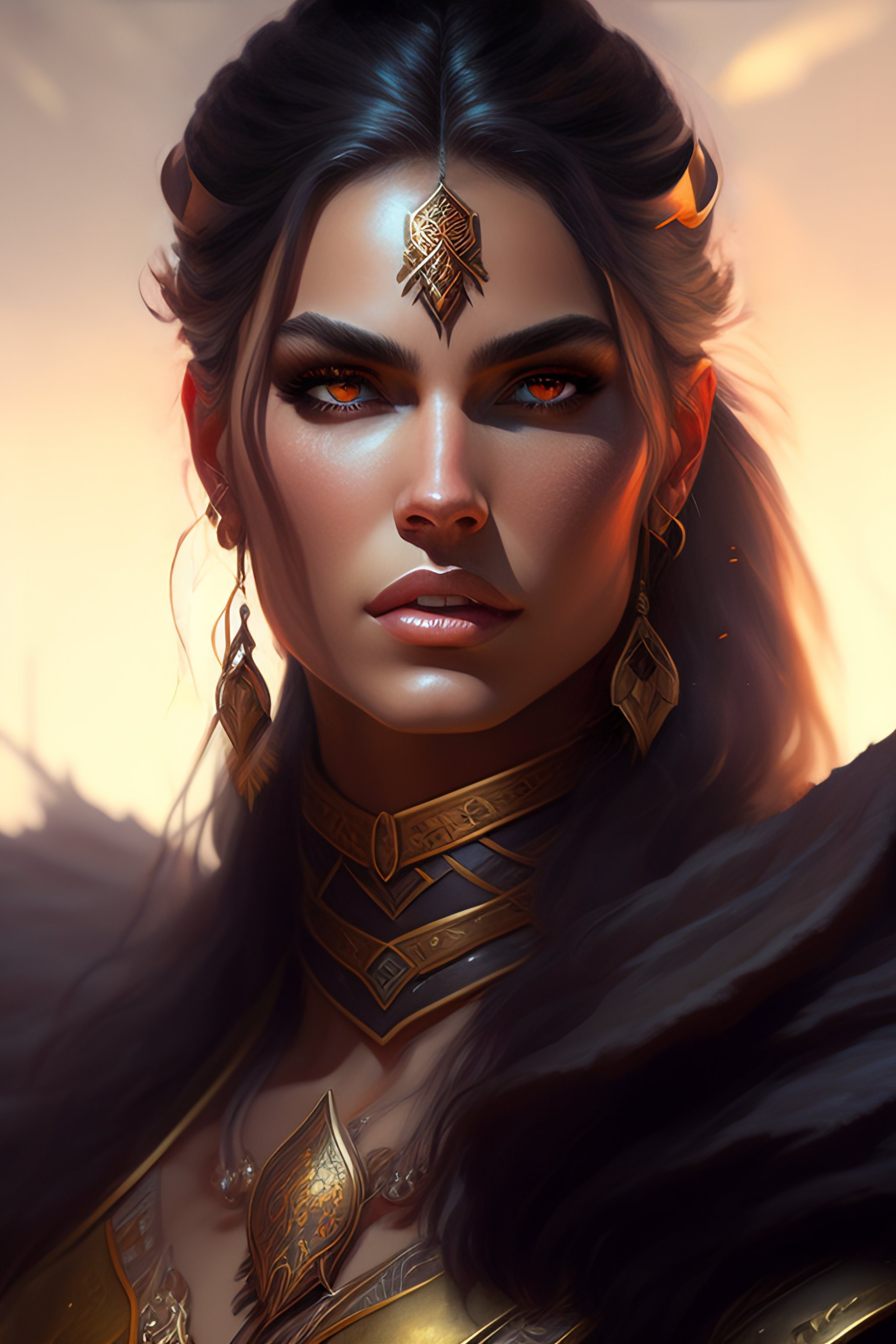 Lexica - Berserker portrait, d&d style, fantasy, photorealistic, highly ...