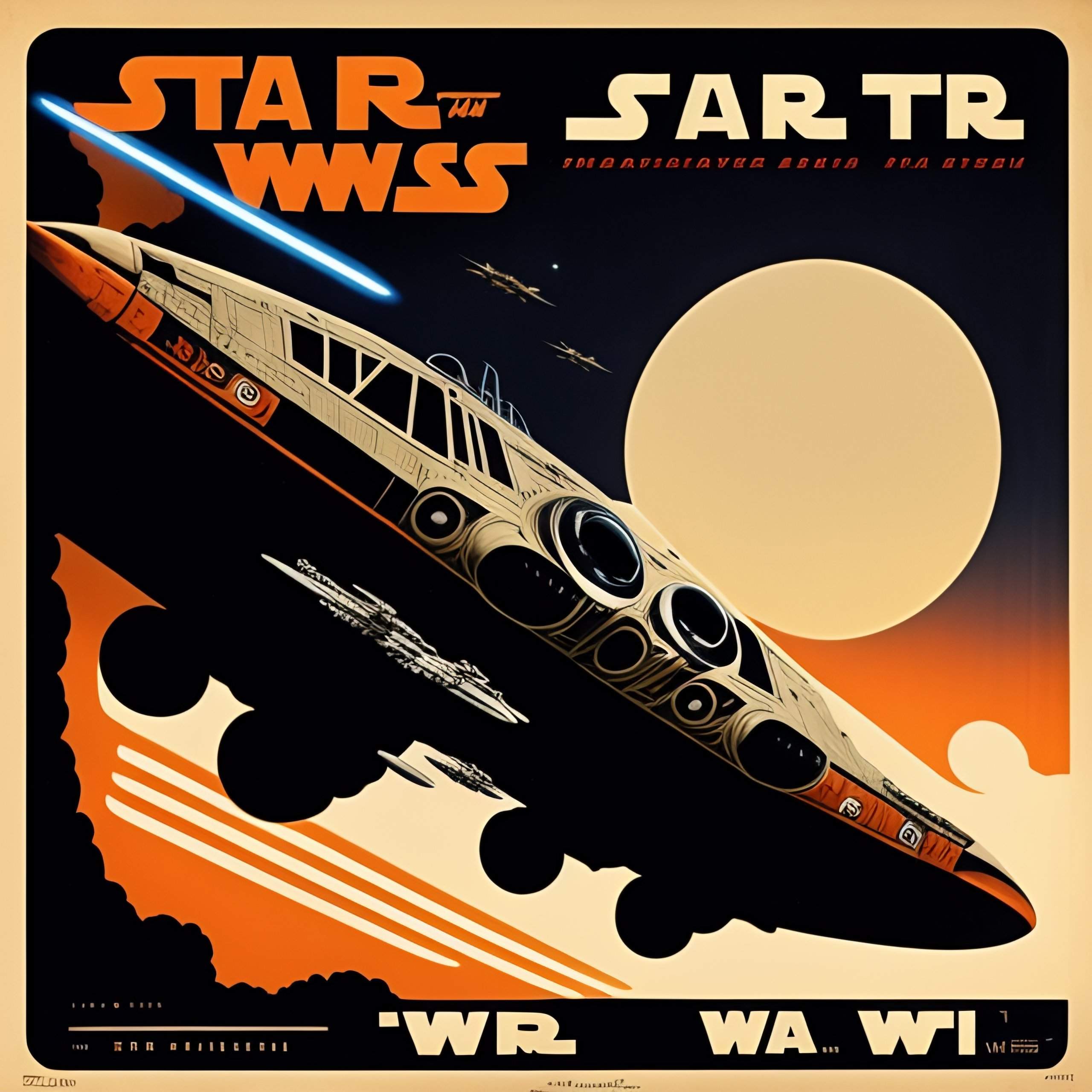 Lexica - Star wars, x-wing, 40s propaganda