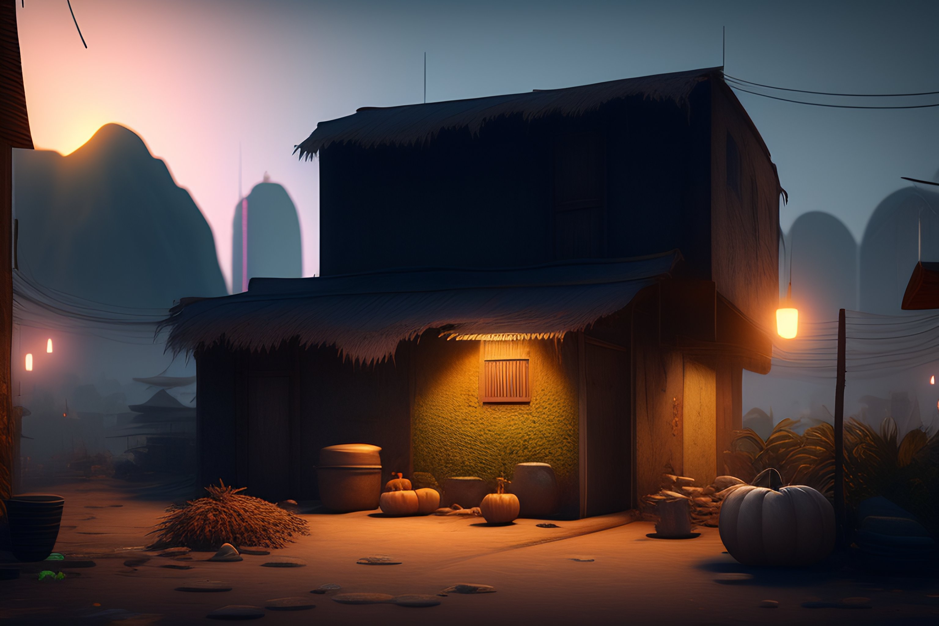 Lexica - Creature spooky scary disgusting slums in Rio de Janeiro adam ...