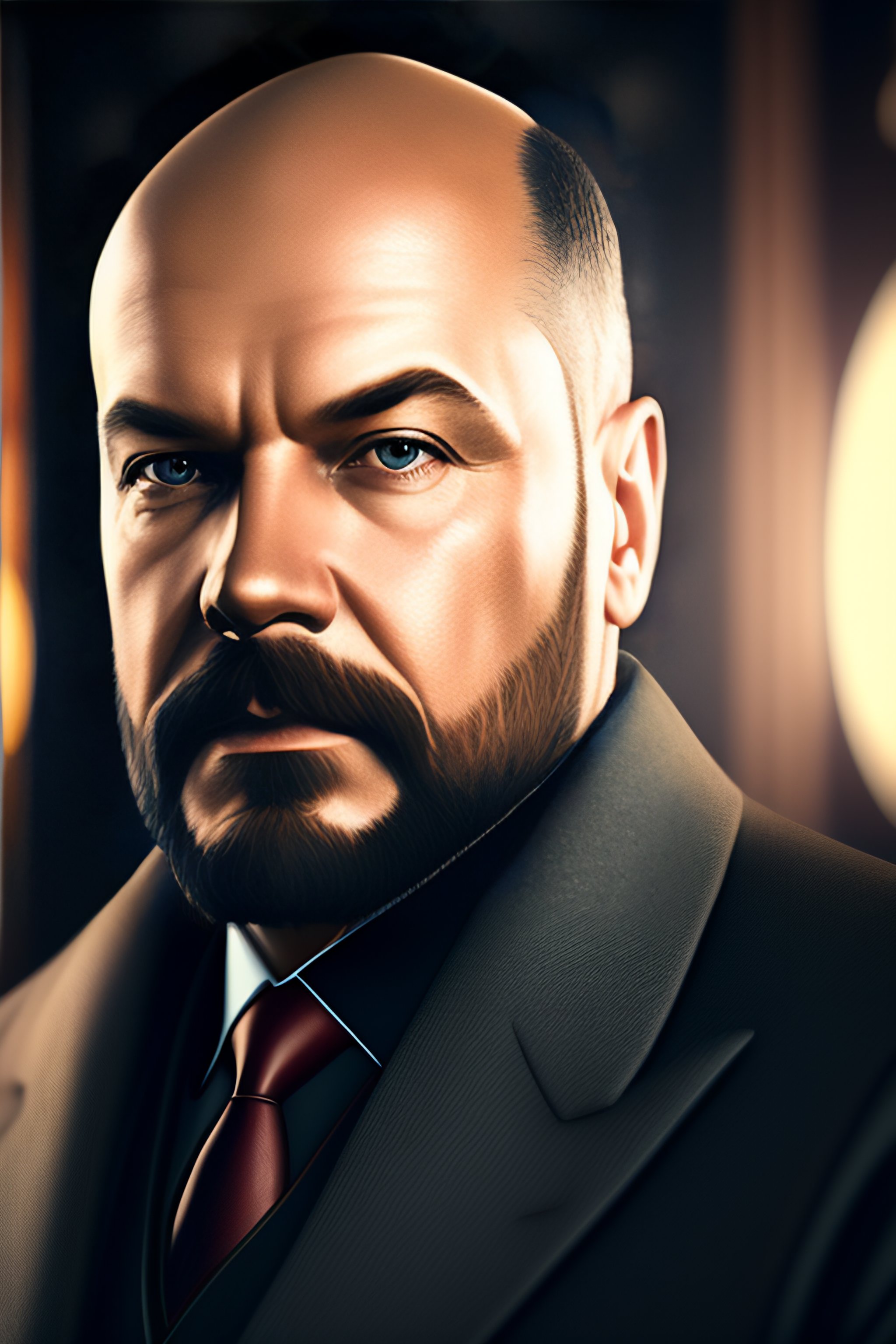 Lexica - Portrait of Lenin. Using 8K high definition. Intricate ...