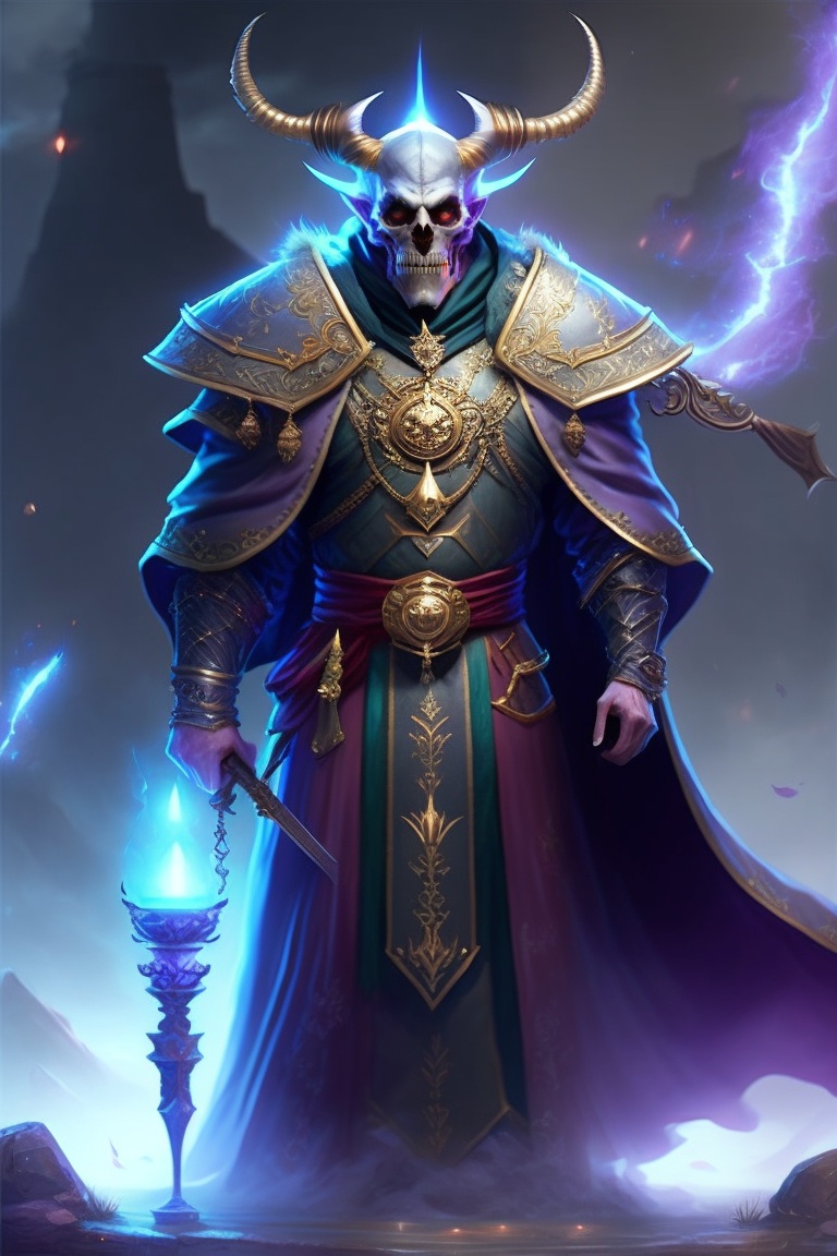 Lexica - A terrifyingly realistic lich with a fantastical, mythical ...