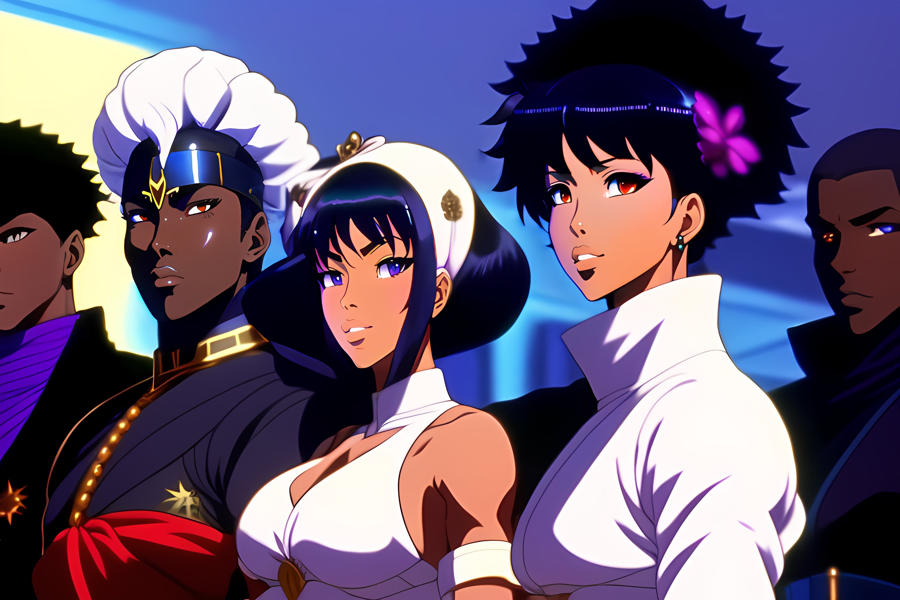 Lexica - A group of Beautiful Black 25 yr old maji, magic wielders in ...