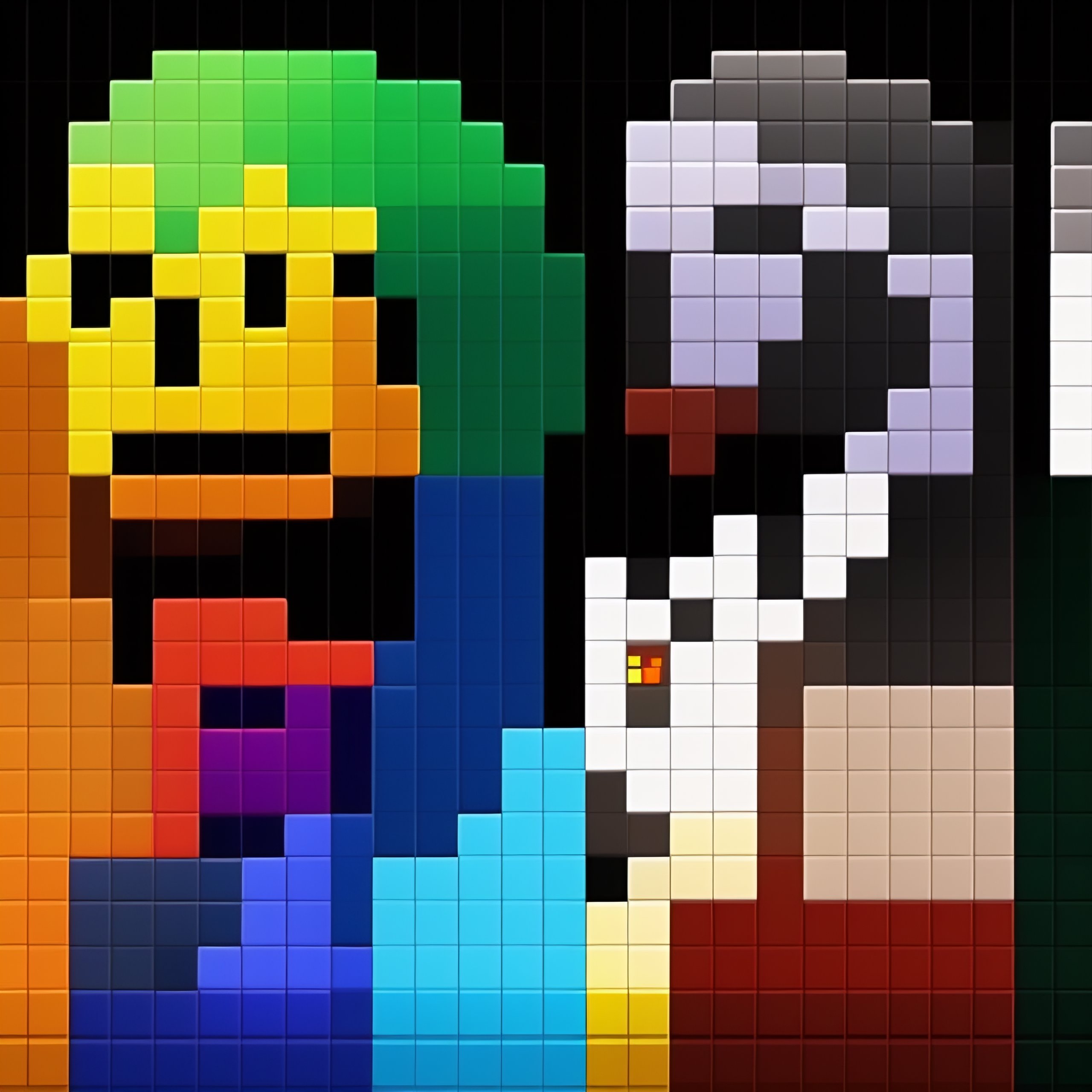 Lexica - Pixel art sprite sheet for video game of monsters using the ...