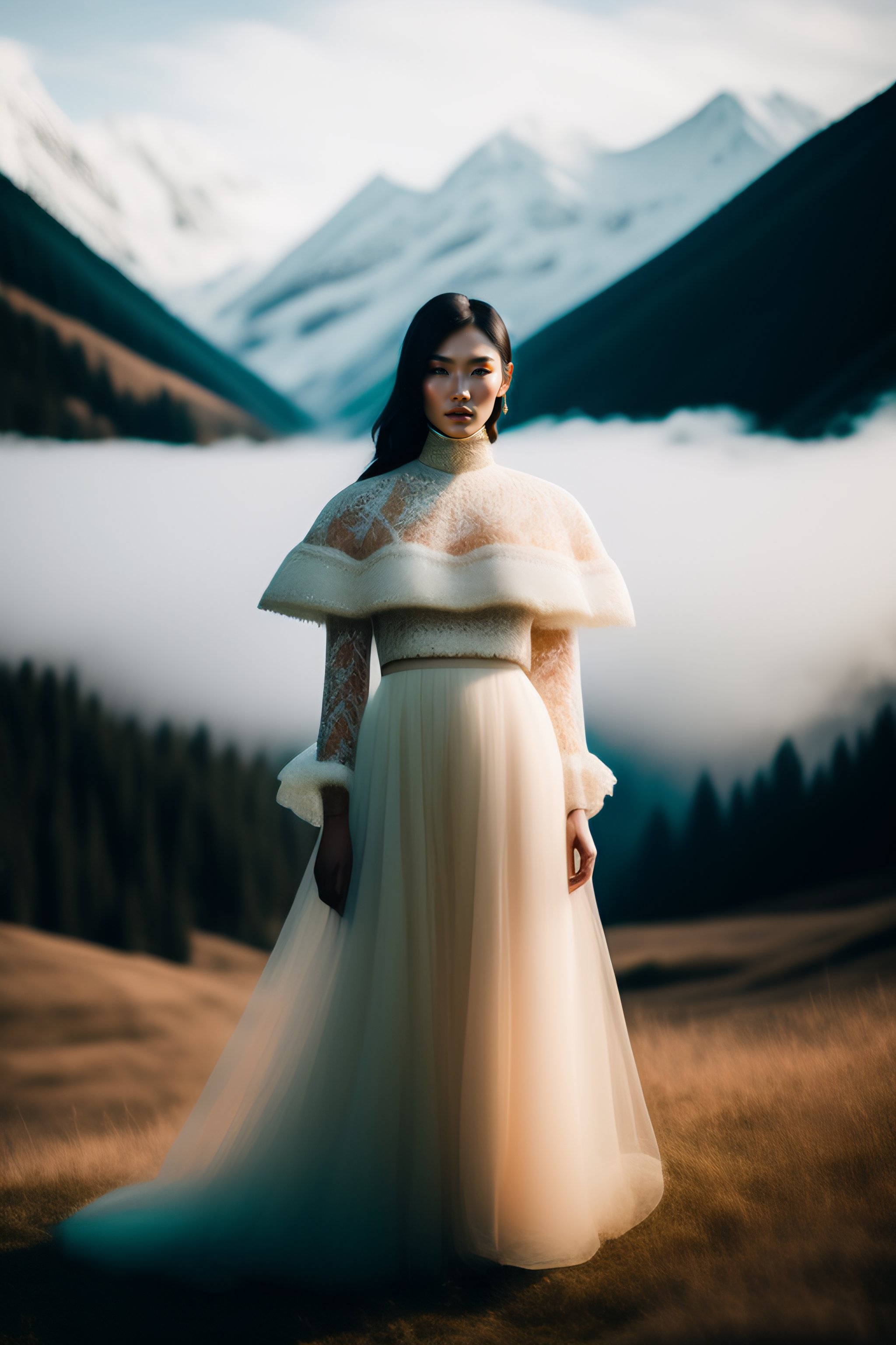 Lexica - Almaty girl, kazakh, Portrait of haute couture beautiful ...