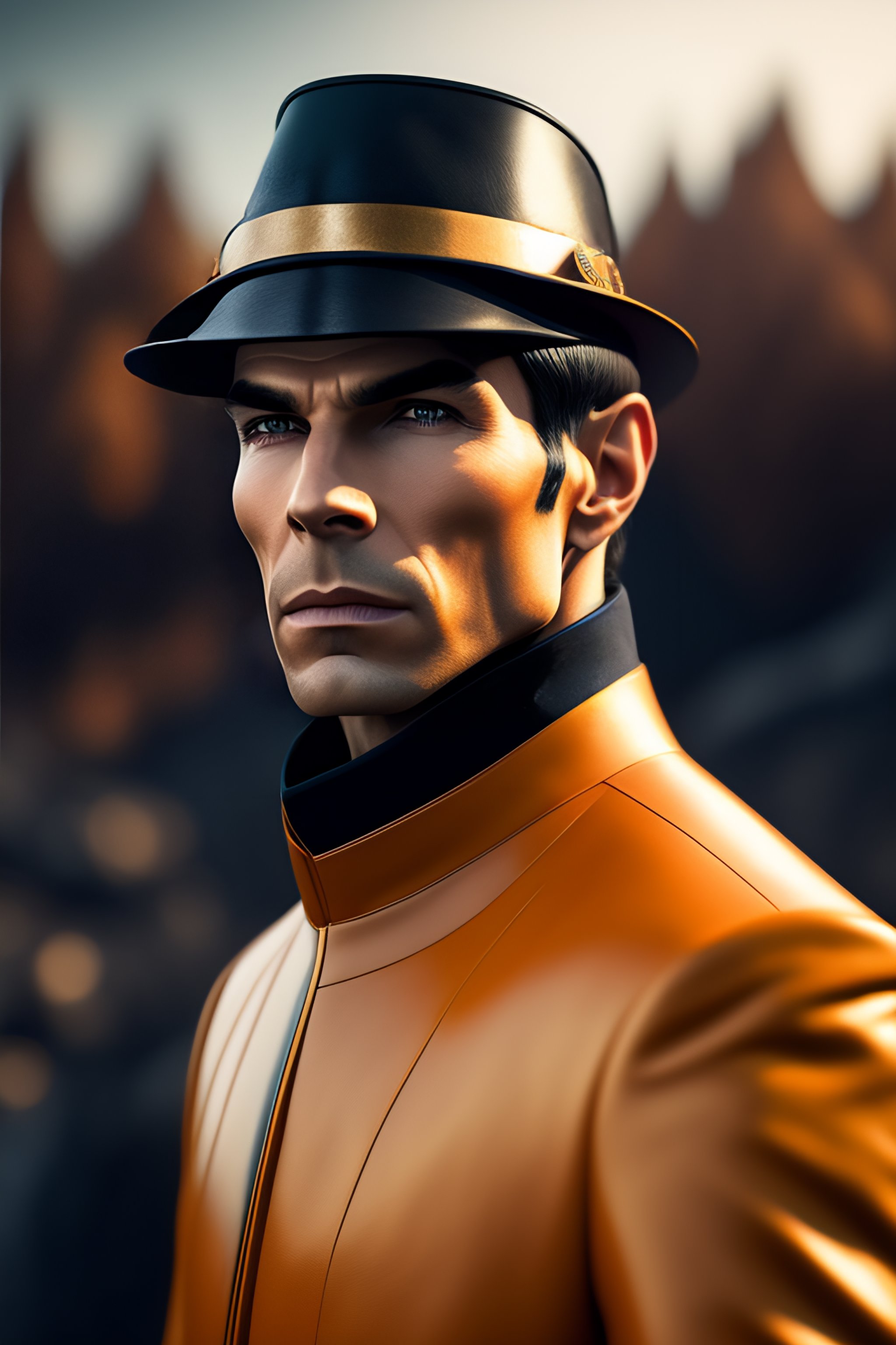 Lexica - Mr. Spock from Star Trek, in simon stalenhag style 1920s ...