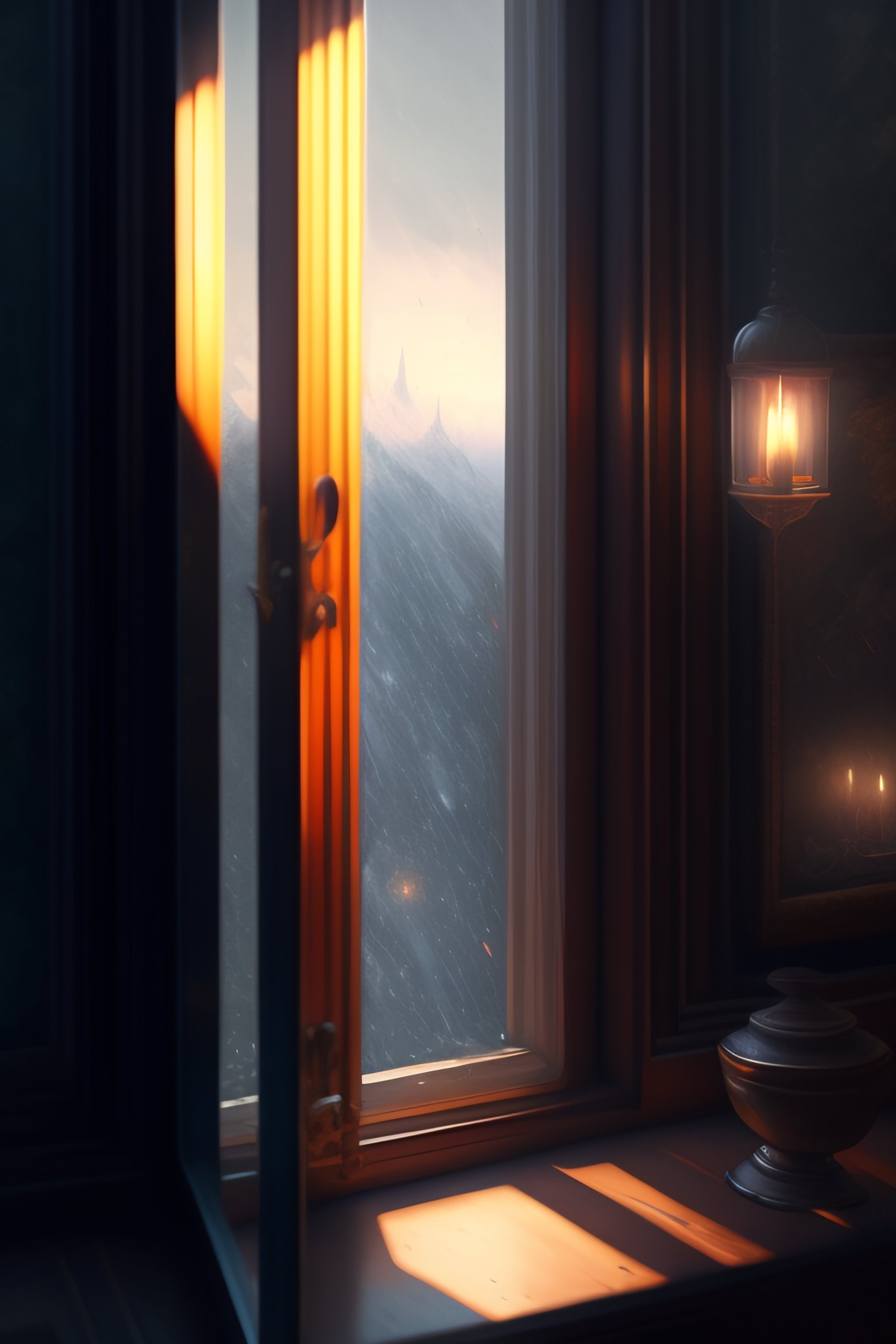 Lexica - Windowview, high detail, dramatic light, digital art, dark ...
