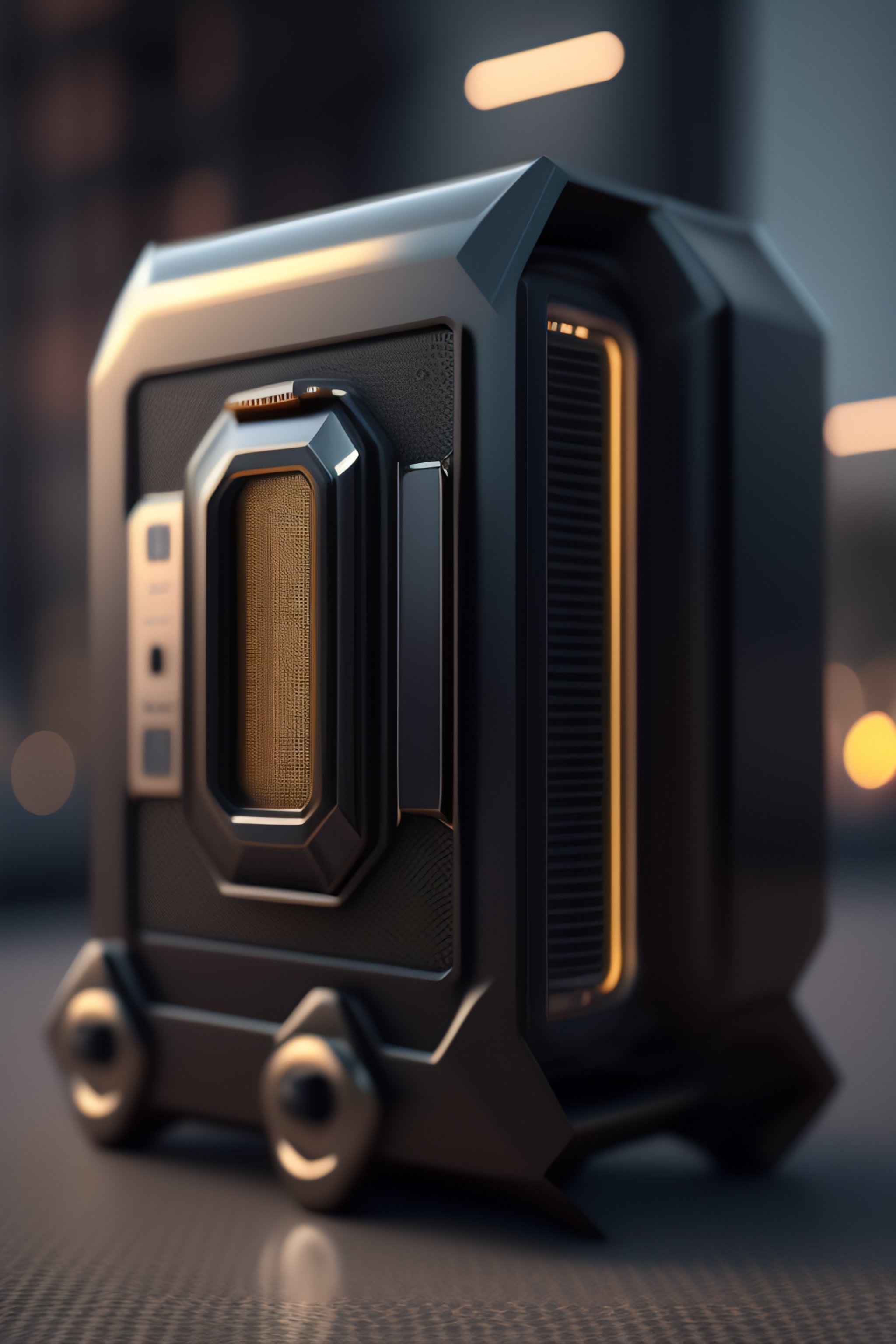 Lexica - Armoured Mobile phone, centred, night time, octane render ...