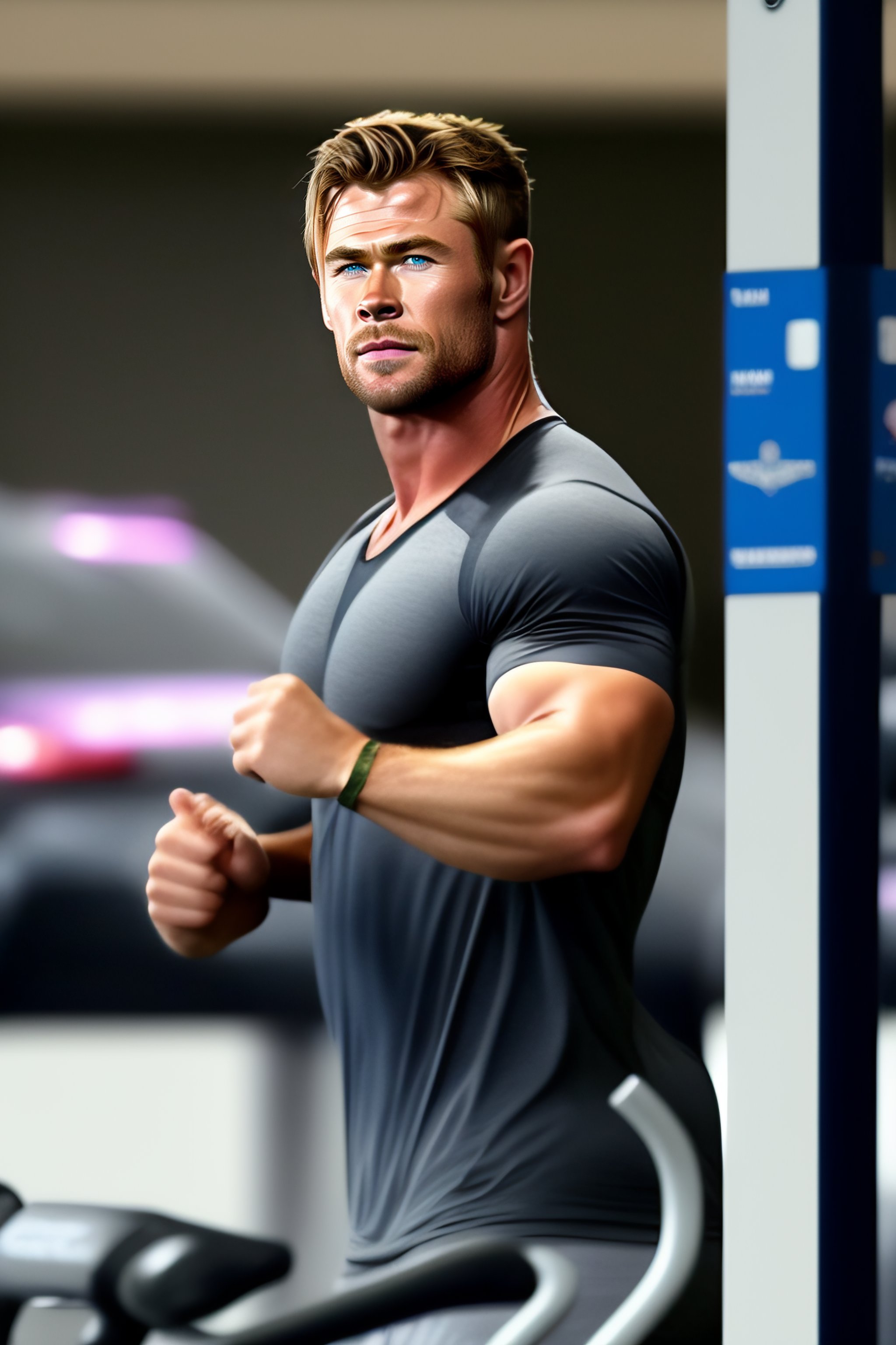 Lexica - Chris hemsworth at gym