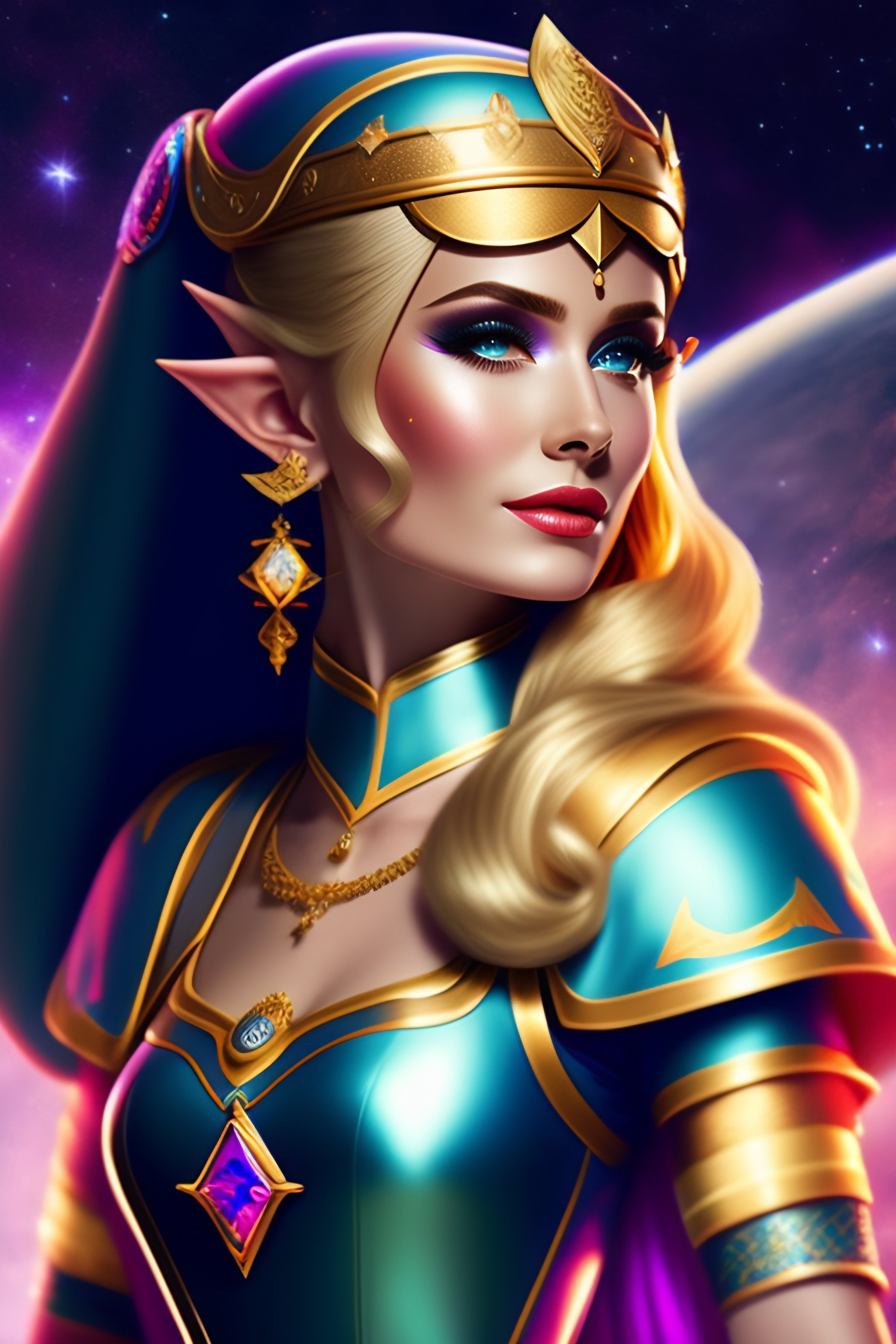 Lexica - Princess Zelda in space costume
