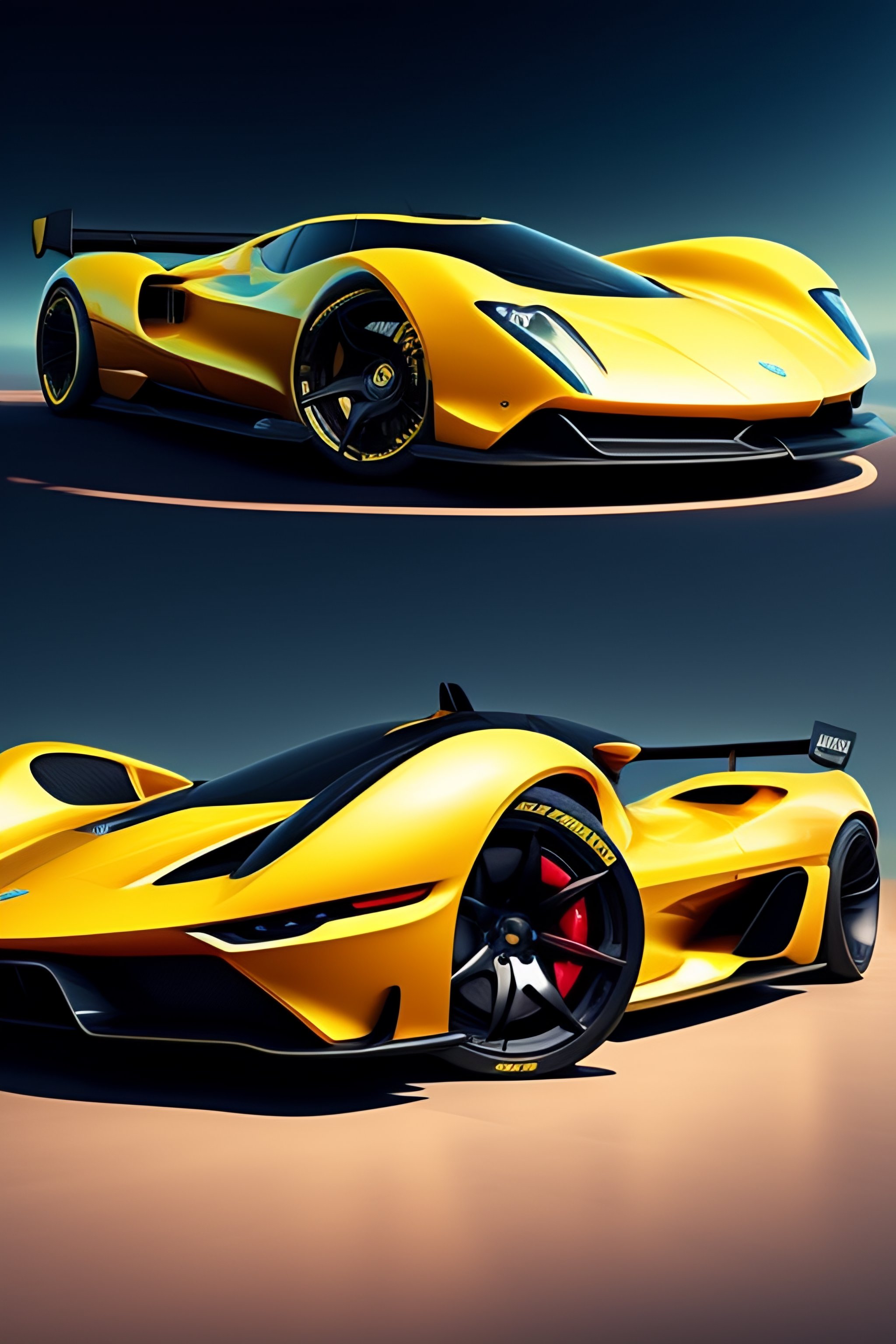 Lexica - Super fast car with two turbines